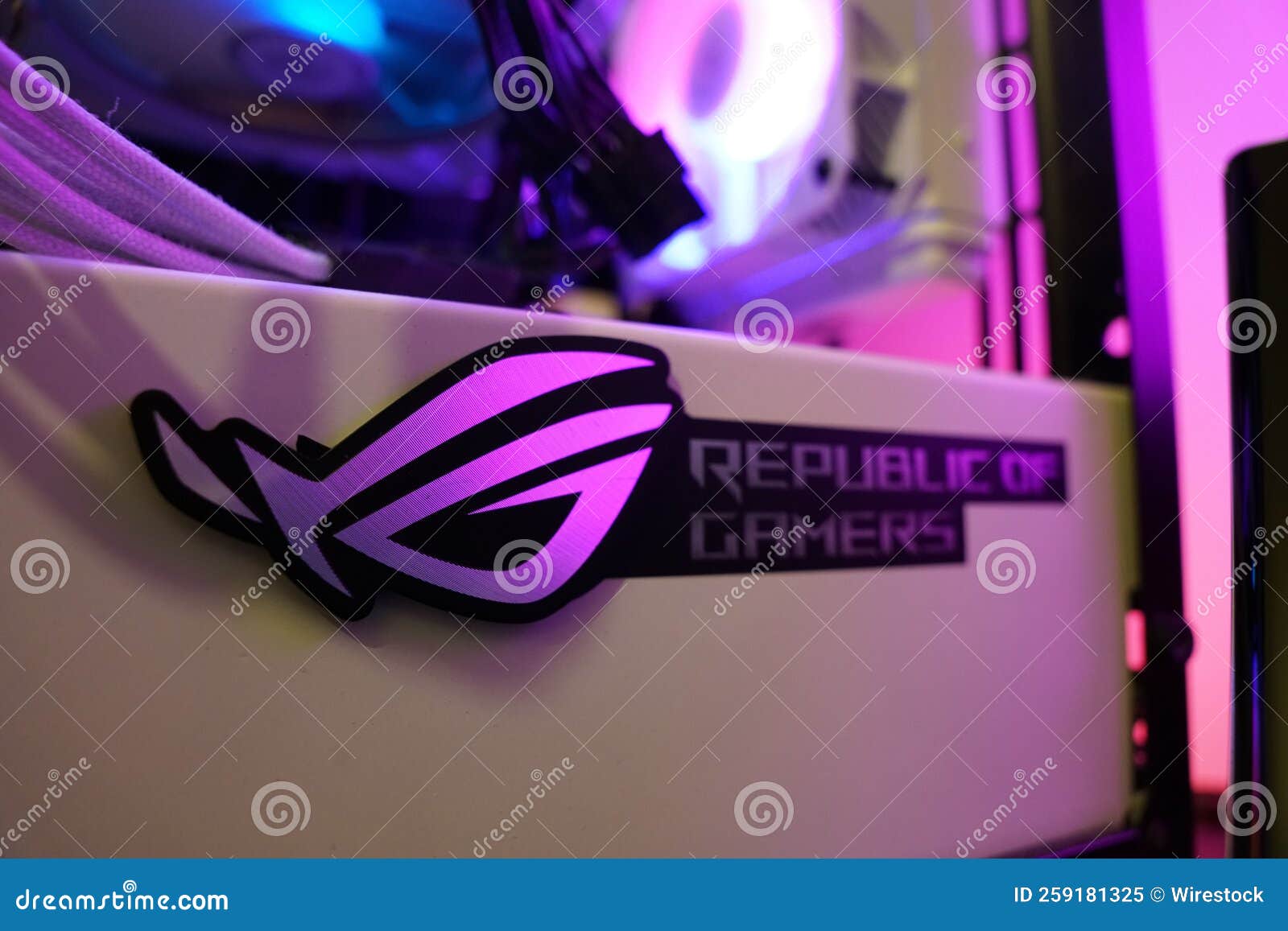 Custom PC Build with RGB Lights in Manchester, UK Editorial Image ... Custom PC Build with RGB Lights in Manchester, UK Editorial Image ...