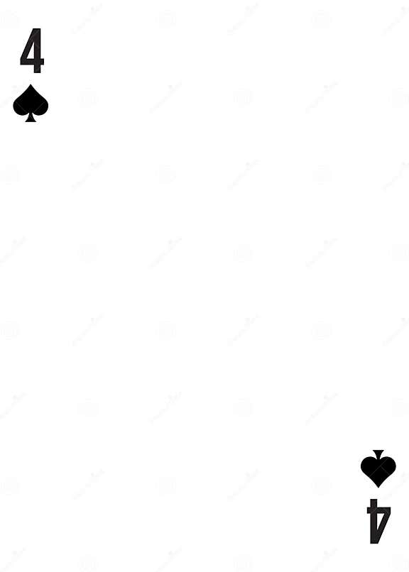 Custom of Playing Card Template for Any Design Stock Vector ...