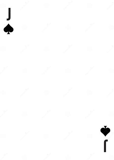 Custom of Playing Card Template for Any Design Stock Vector ...