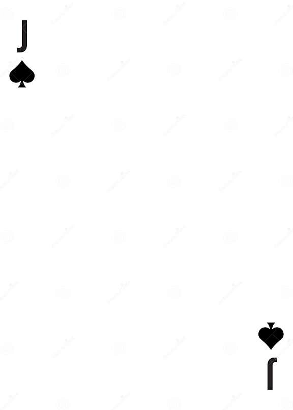 Custom of Playing Card Template for Any Design Stock Vector ...