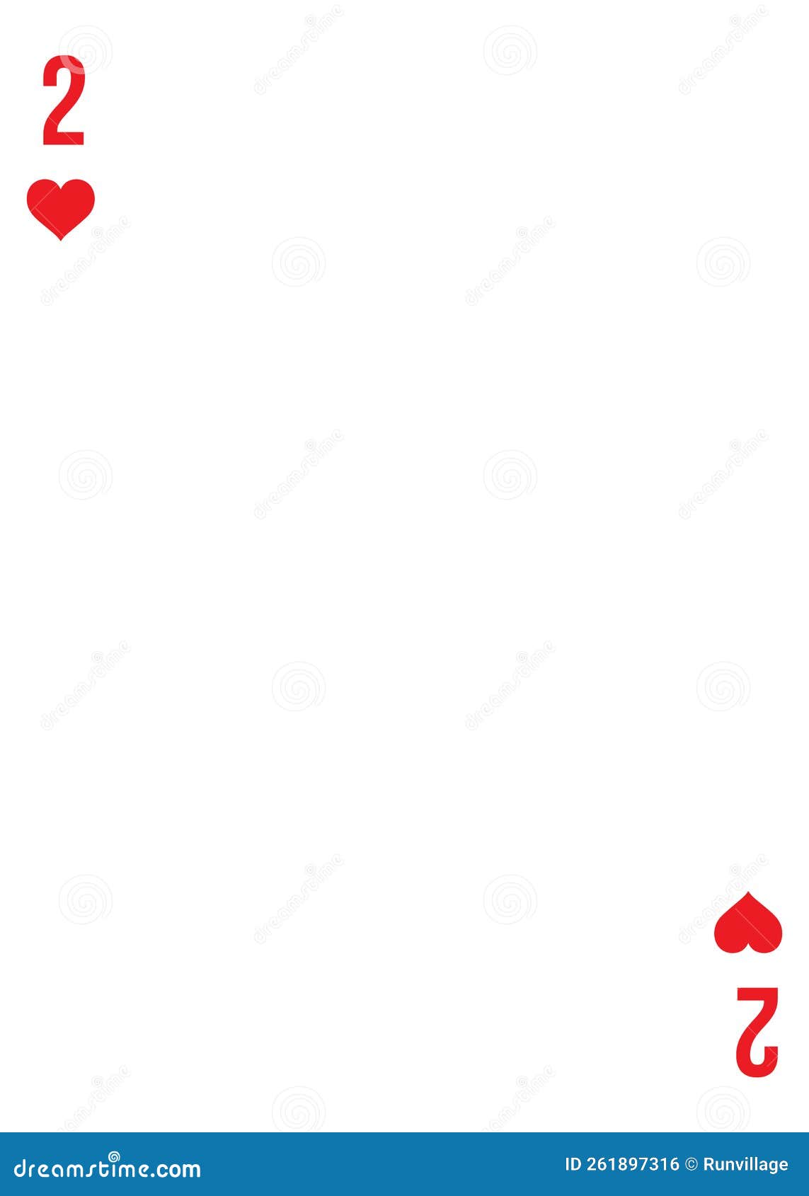 Custom of Playing Card Template for Any Design Stock Vector ...