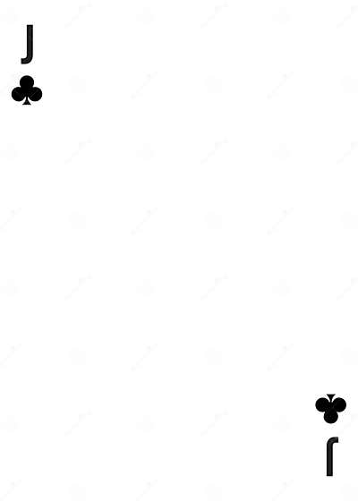 Custom of Playing Card Template for Any Design Stock Vector ...
