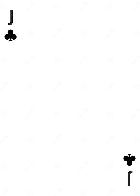 Custom of Playing Card Template for Any Design Stock Vector ...