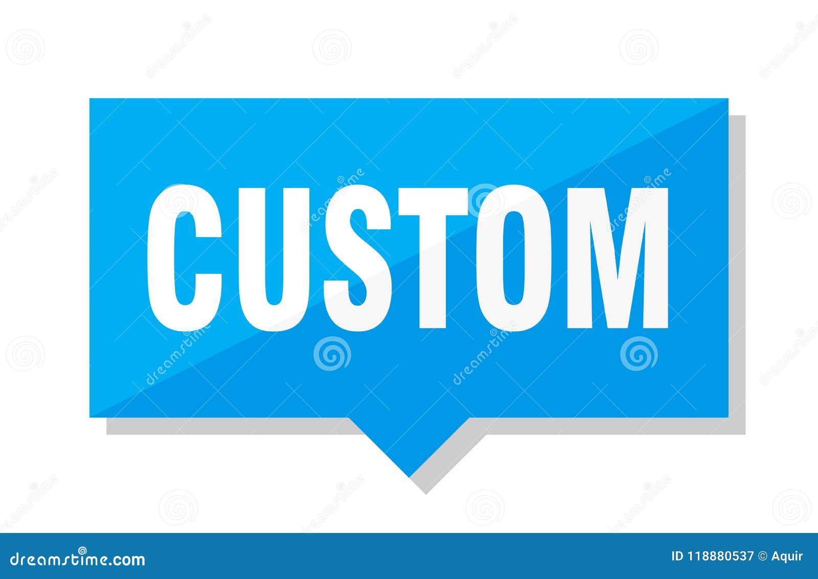 Custom price tag stock vector. Illustration of sign - 118880537