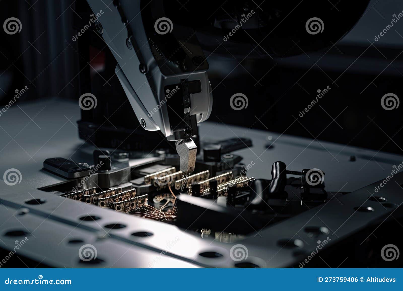 Custom Robotic Arm with Tools for Precision Tasks, Such As Threading a ...