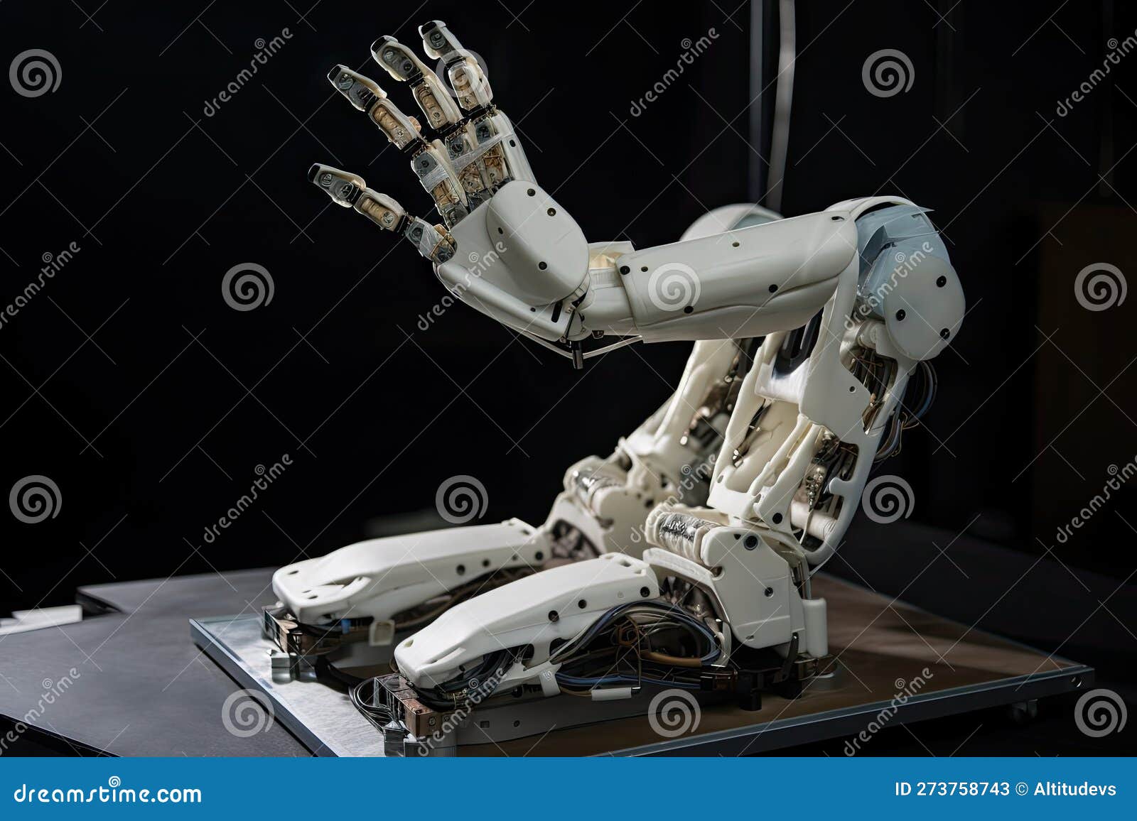 Custom Robotic Hand Demonstrating Its Precise and Agile Movements Stock ... Custom Robotic Hand Demonstrating Its Precise and Agile Movements Stock ...