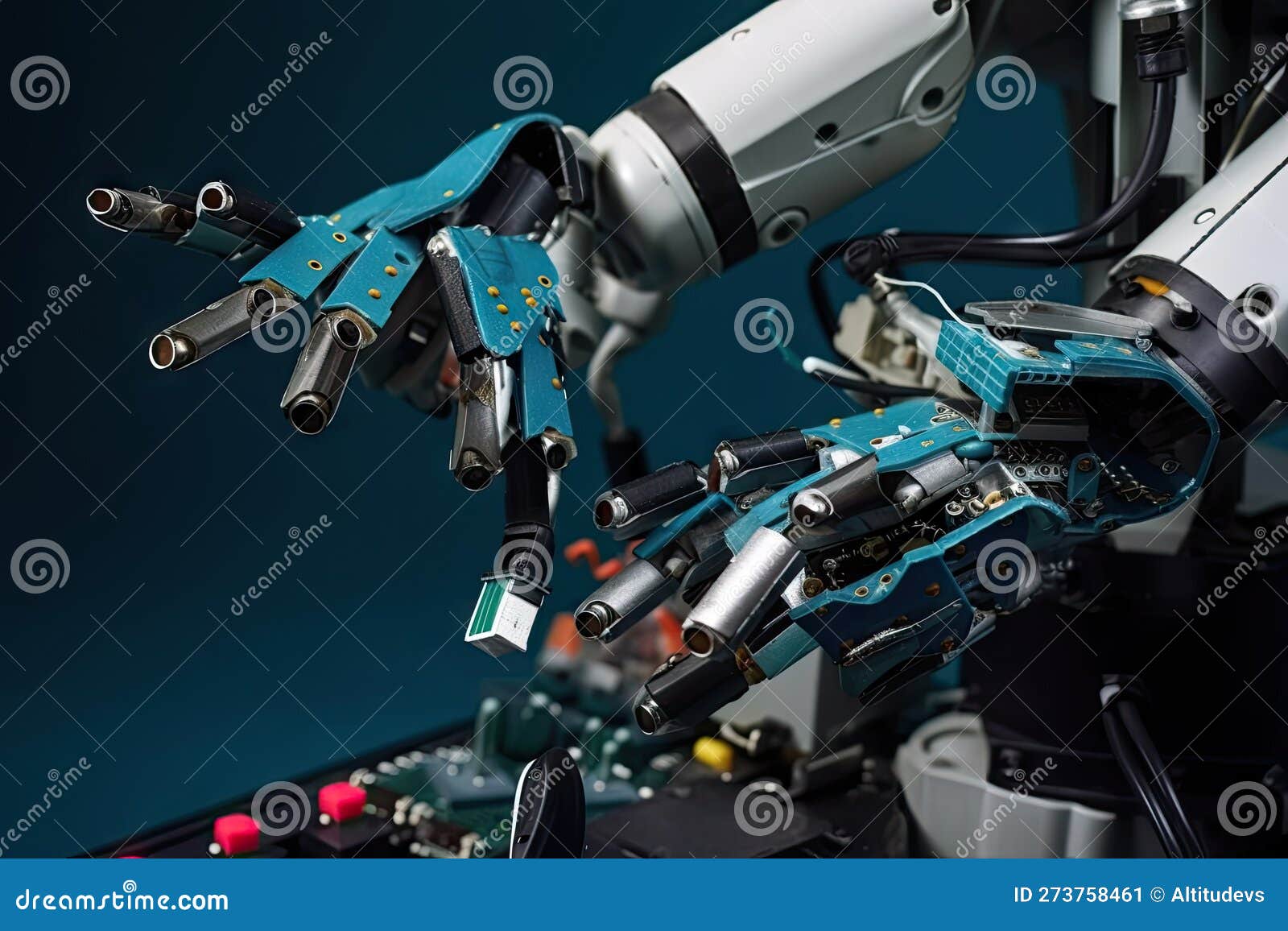 Custom Robotic Hand with Drill and Other Tools for Building or Repair ...