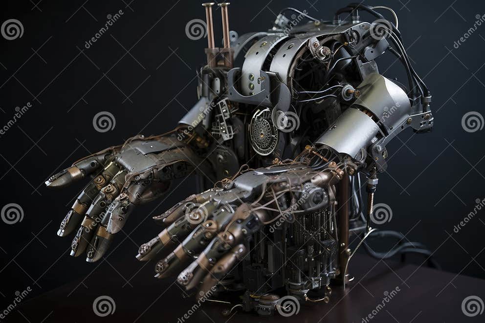 Custom Robotic Hand, with Multiple Tools and Attachments for Precise ...