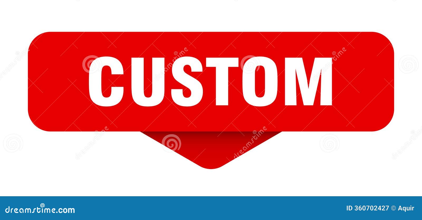 Custom Sticker. Vector Illustration | CartoonDealer.com #158775902