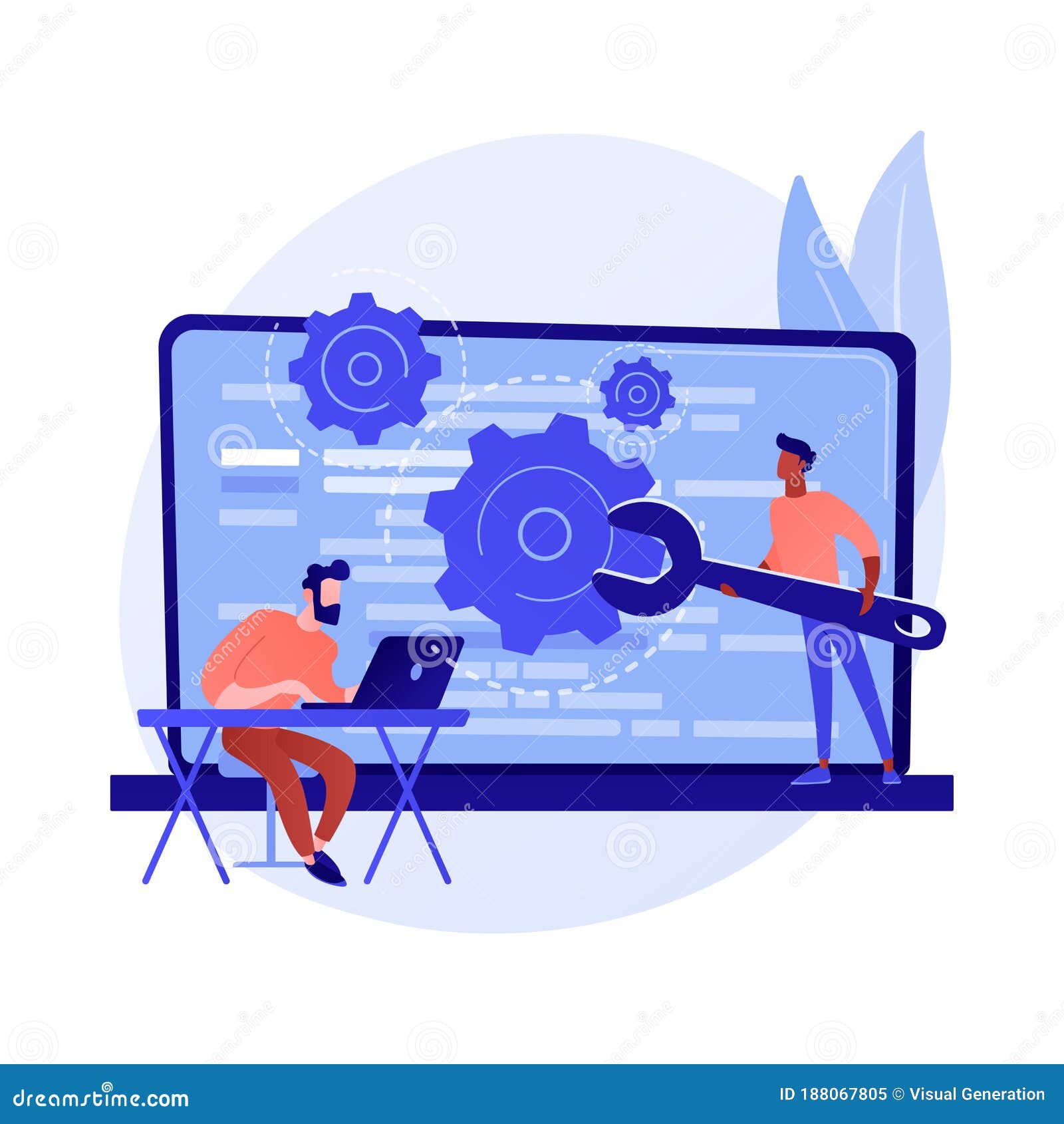 Custom Style Script Vector Concept Metaphor Stock Vector - Illustration ...