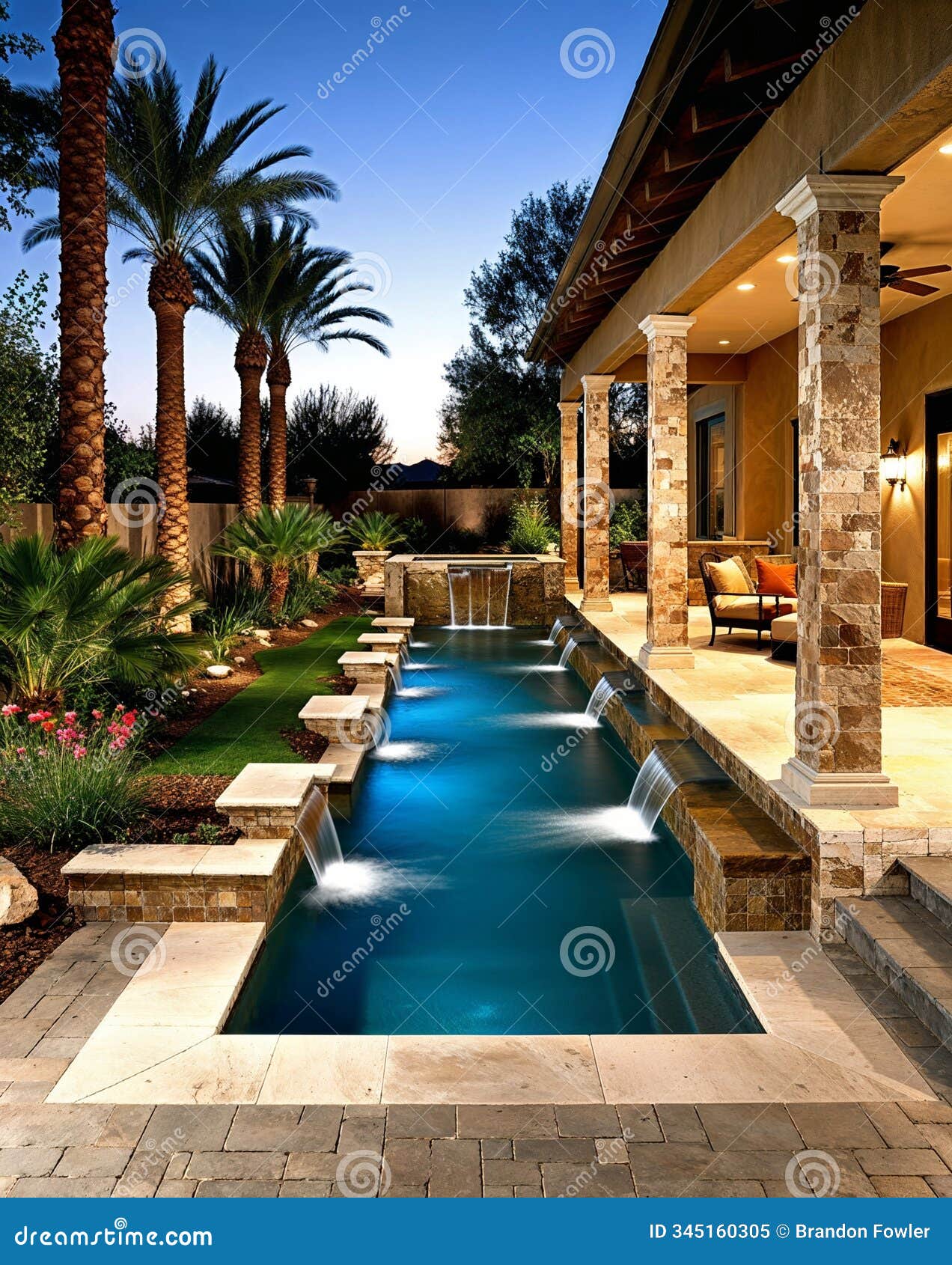 Custom Swimming Pool Design Stock Image - Image of feature, enhance ...