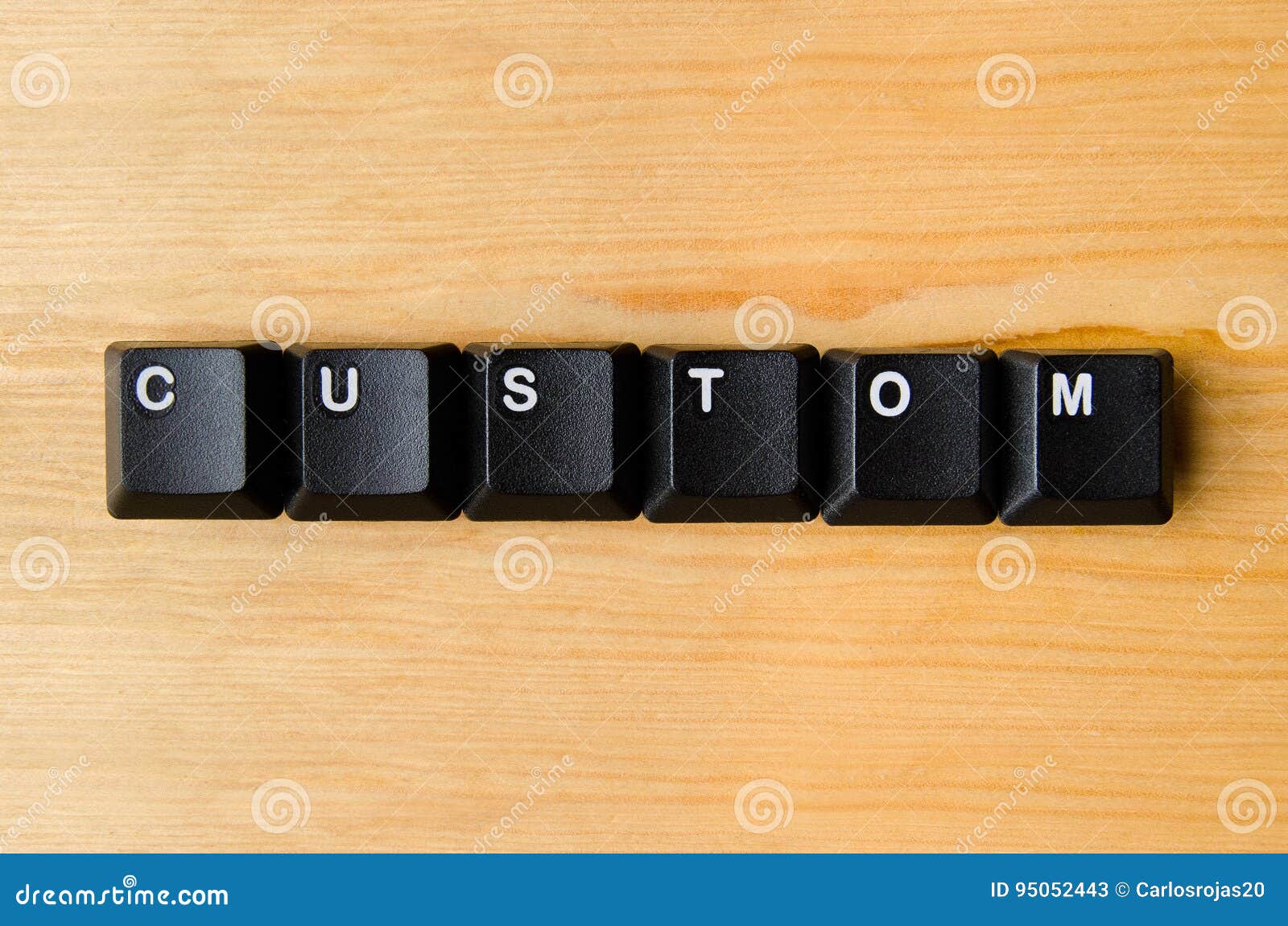 Custom Word Royalty-Free Stock Photography | CartoonDealer.com #95052443