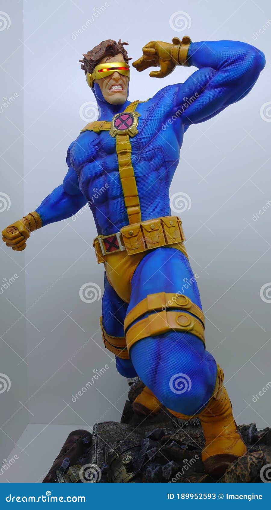 Custom 1/4 X Men Cyclops Statue - Super Heroes Action Figure With Light ...