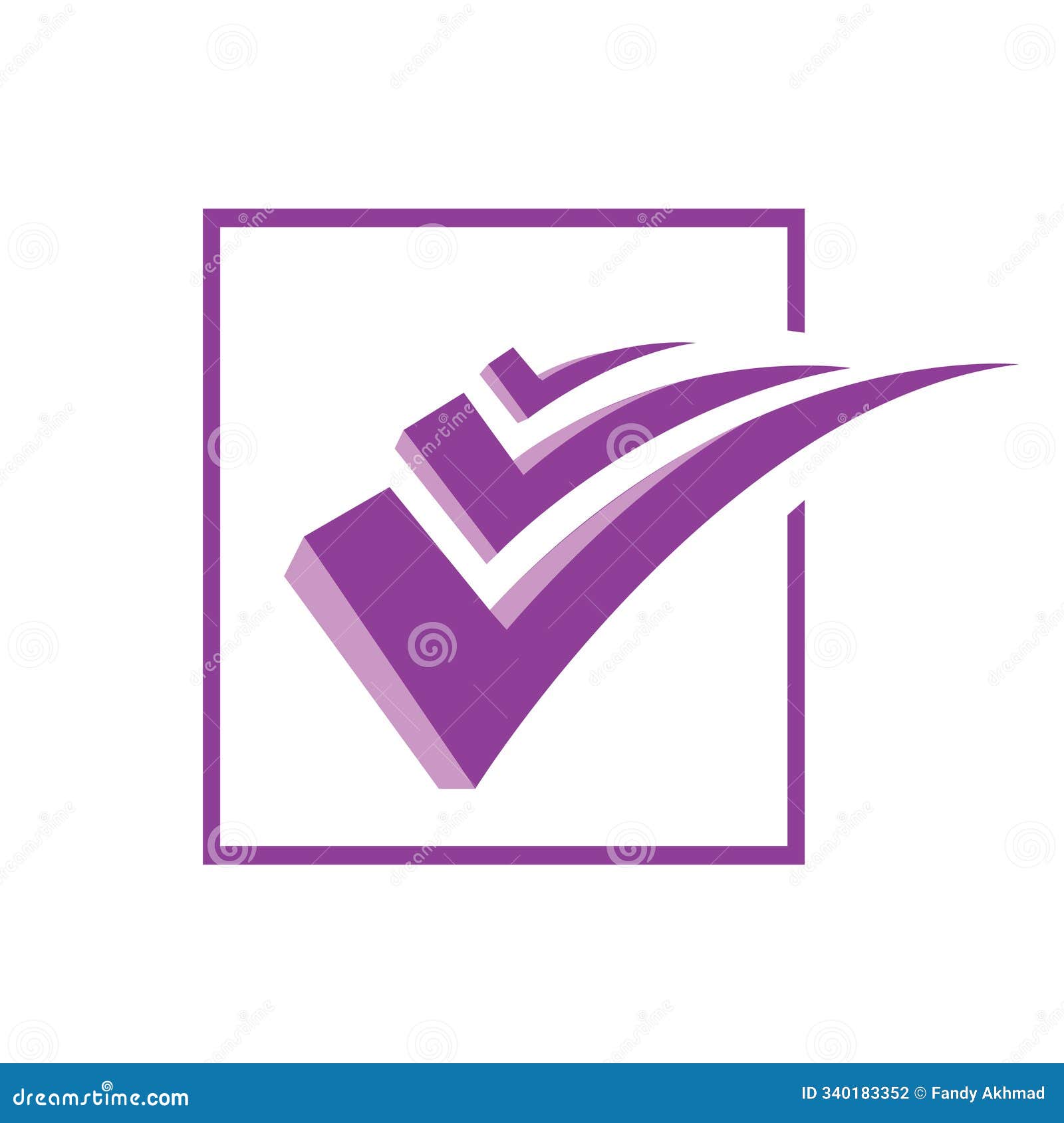 Custom Yes True Good Done Check Mark Logo Symbol Design Graphic Stock ...