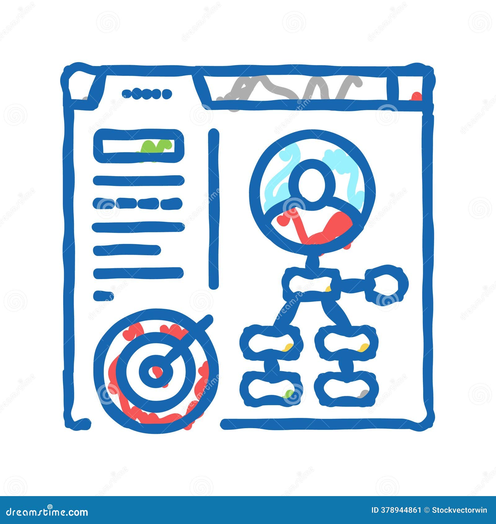 Customer Analytics Vector Line Icons Set. Customer, Analytics ...