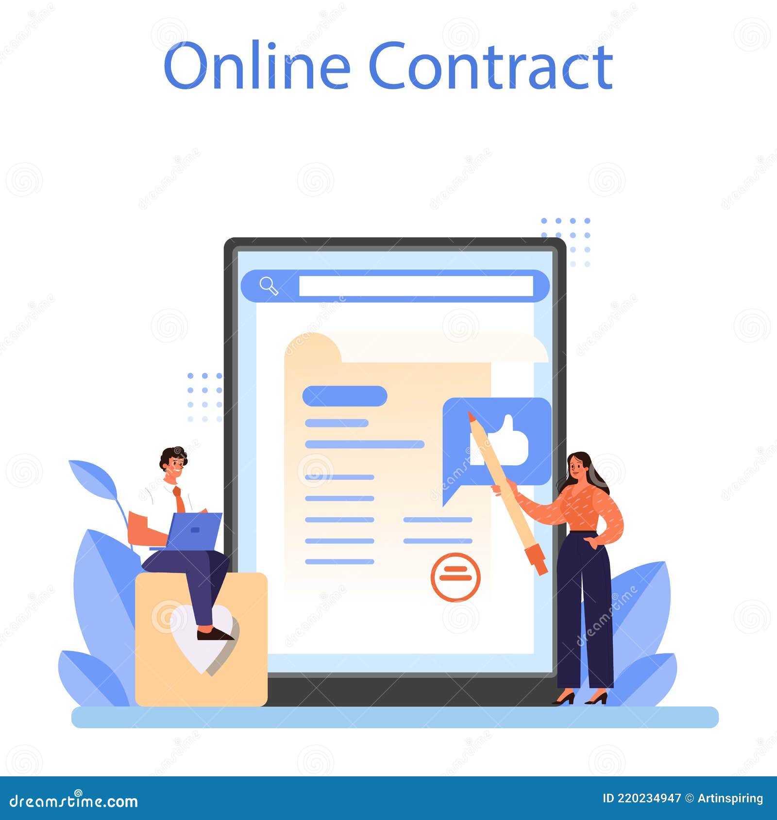 Customer Approval Online Service or Platform. Marketing Program Stock ...