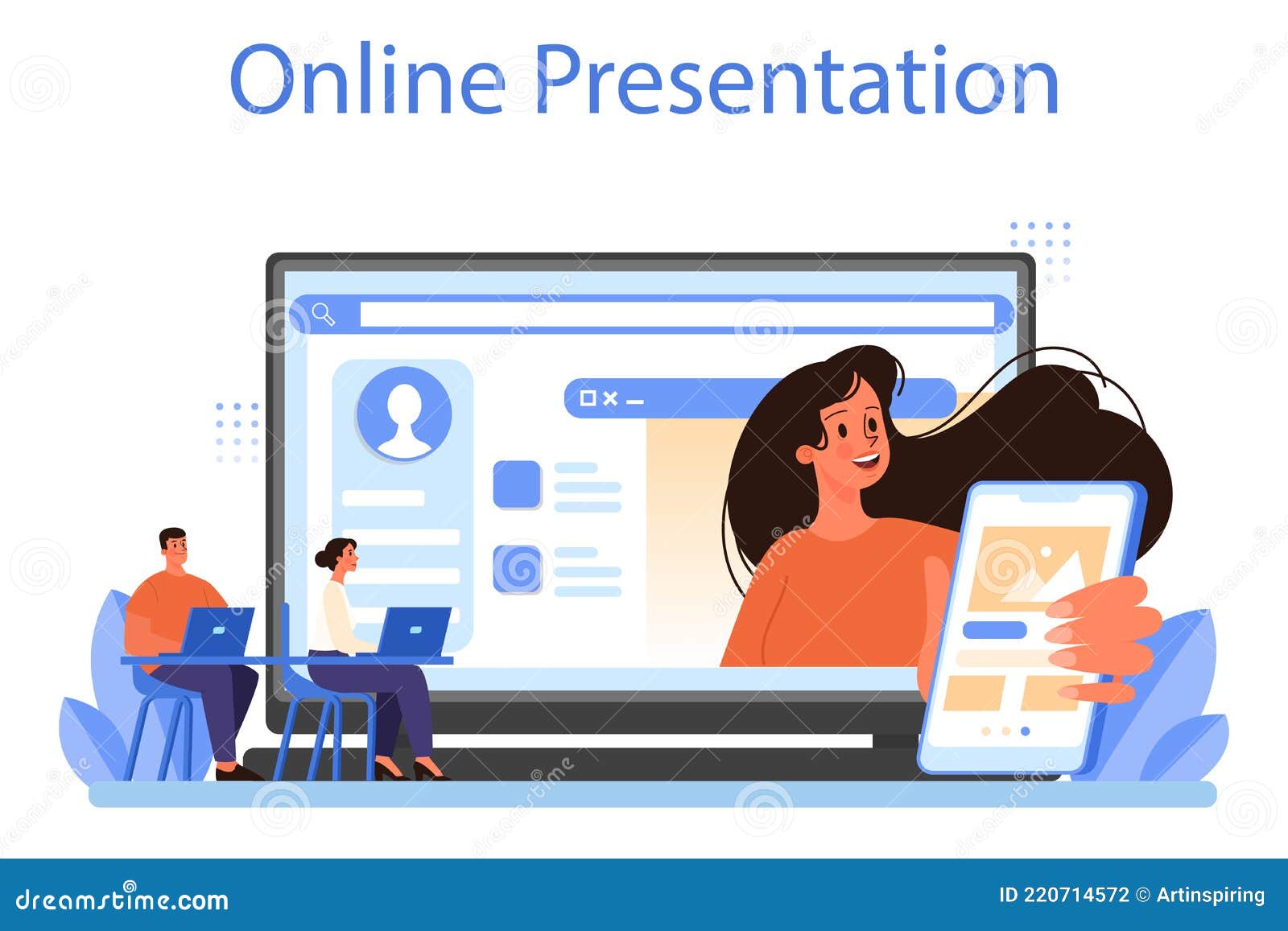 Customer Approval Online Service or Platform. Marketing Program Stock ...