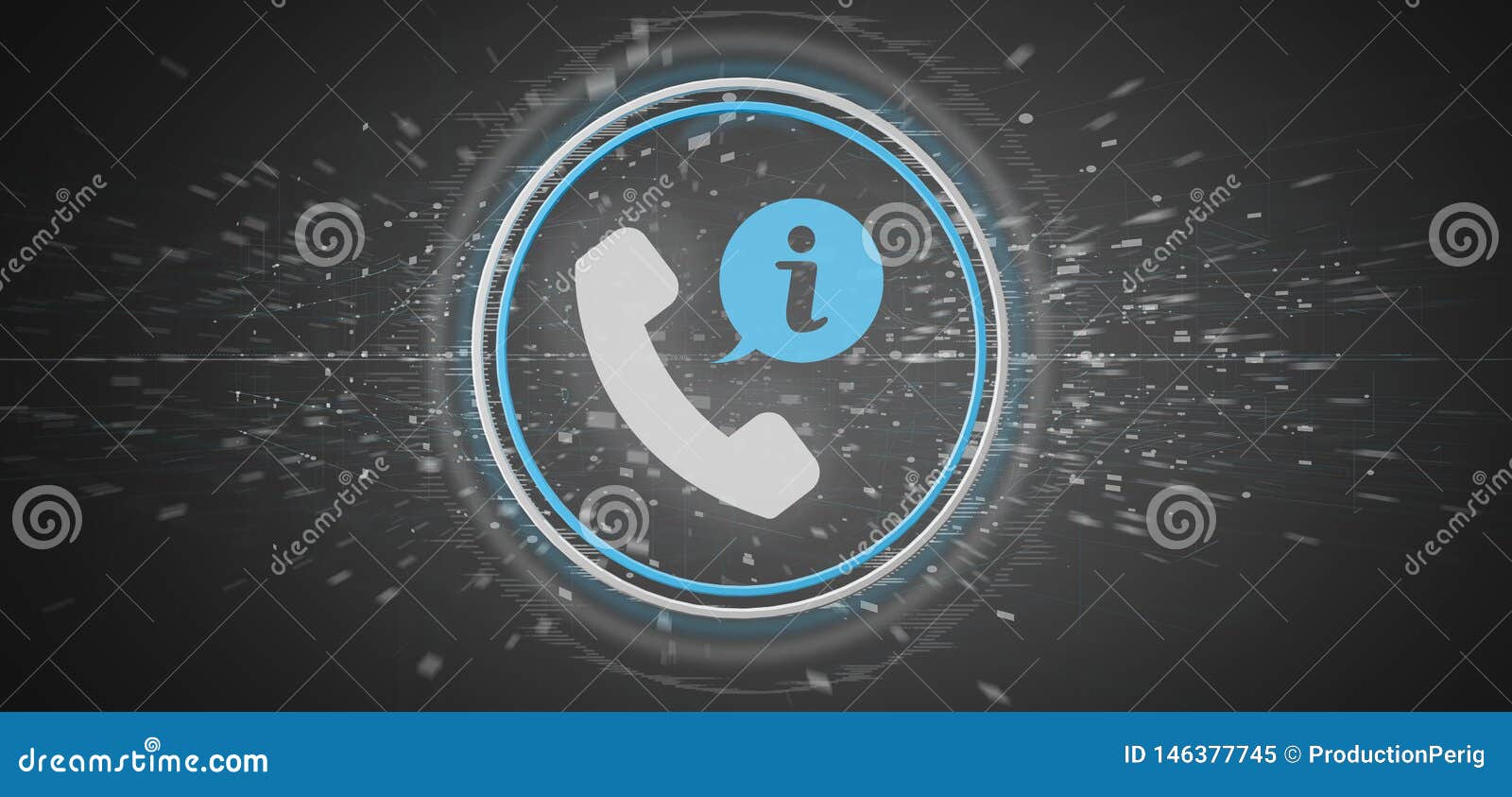 Customer and Assistance Hotline Service Button 3d Rendering Stock ...