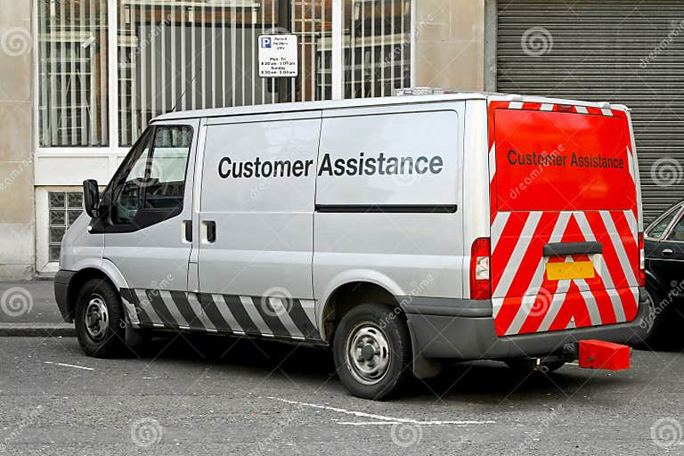 Customer assitance van stock image. Image of safety, customer - 20371089