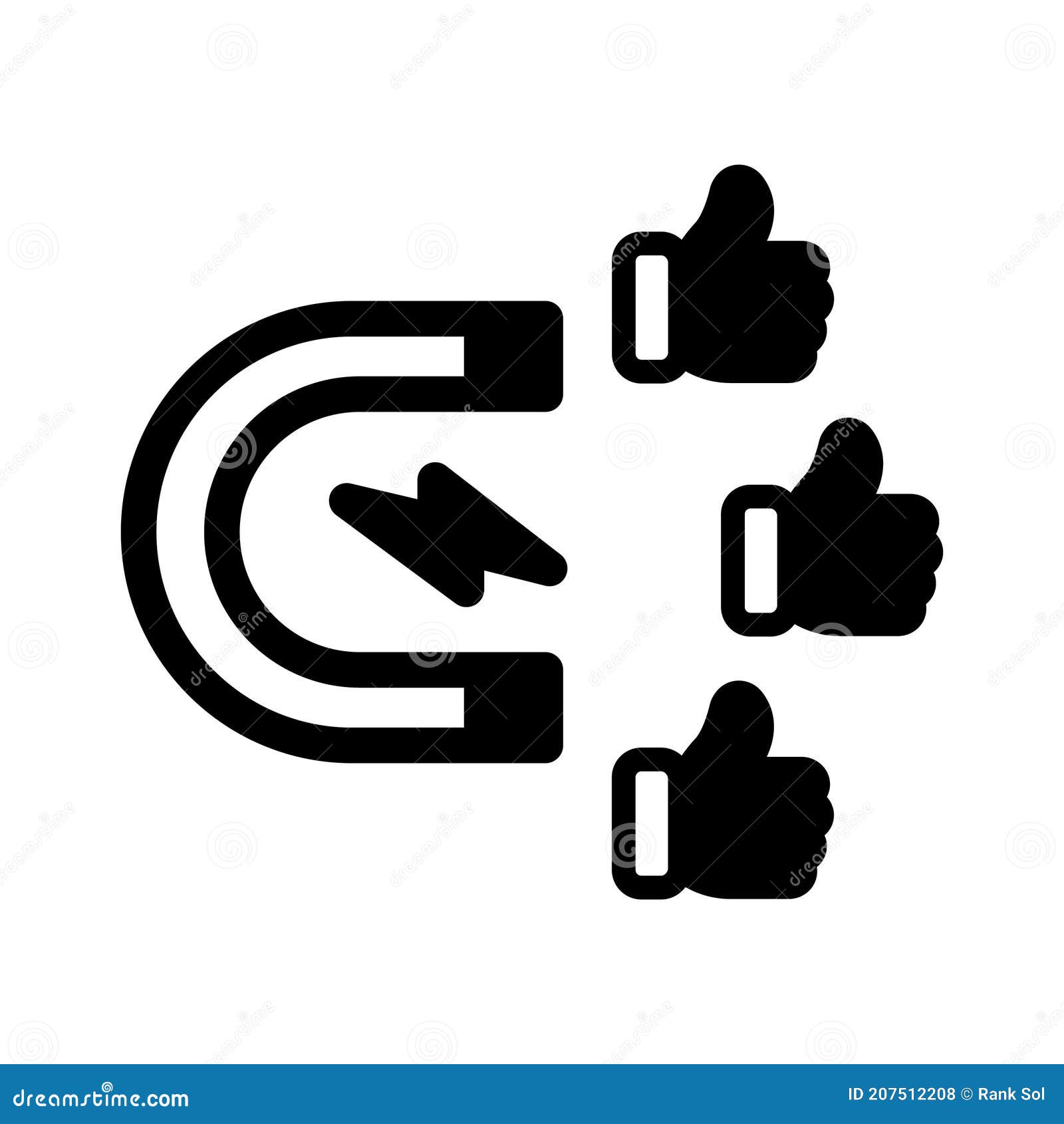 Customer Attraction Fully Editable Vector Icons Stock Vector ...