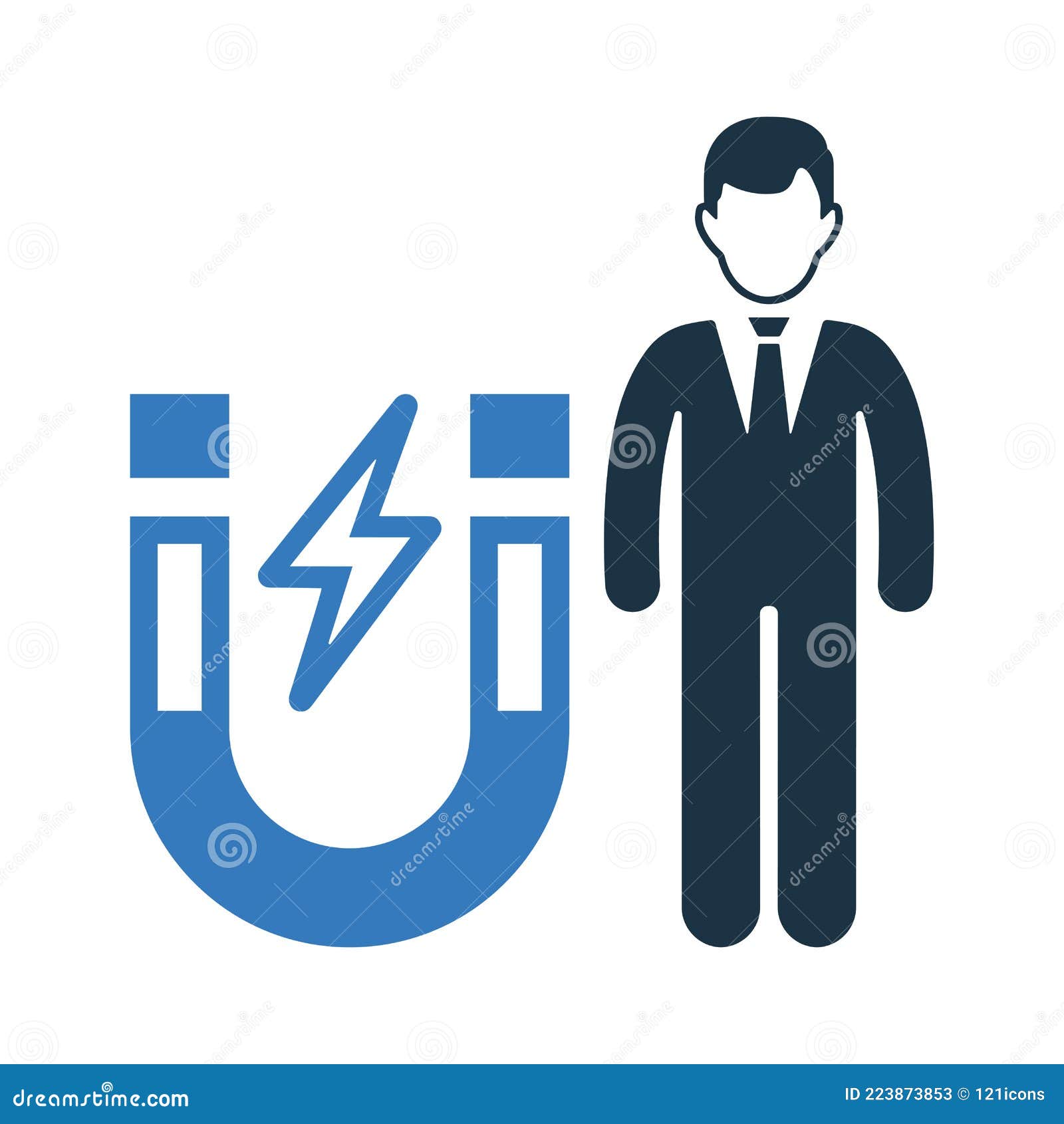 Customer, Attraction Icon. Simple Editable Vector Illustration Stock ...