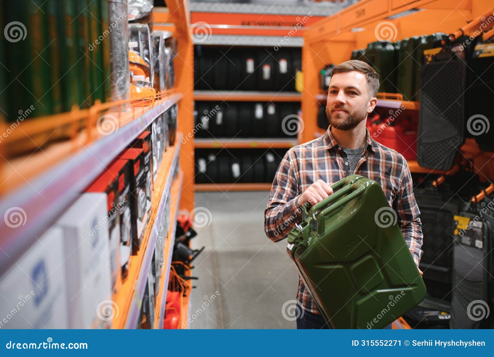 A Customer at an Auto Parts Store Stock Image - Image of young ...