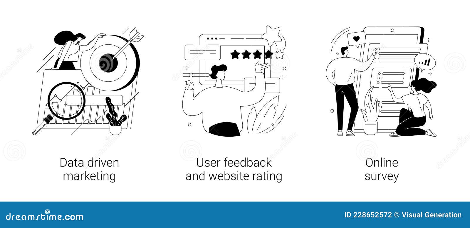 Customer Behavior Analysis Abstract Concept Vector Illustrations. Stock ...
