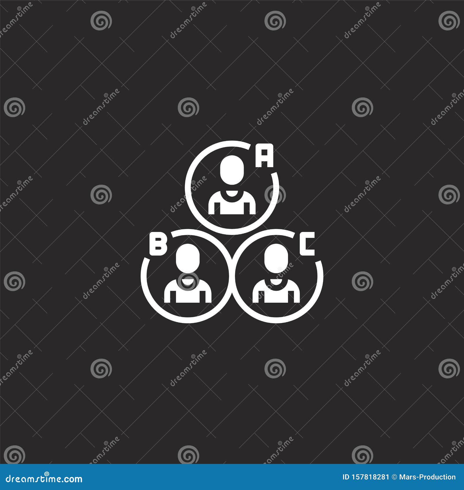 Customer Behavior Icon. Filled Customer Behavior Icon for Website ...