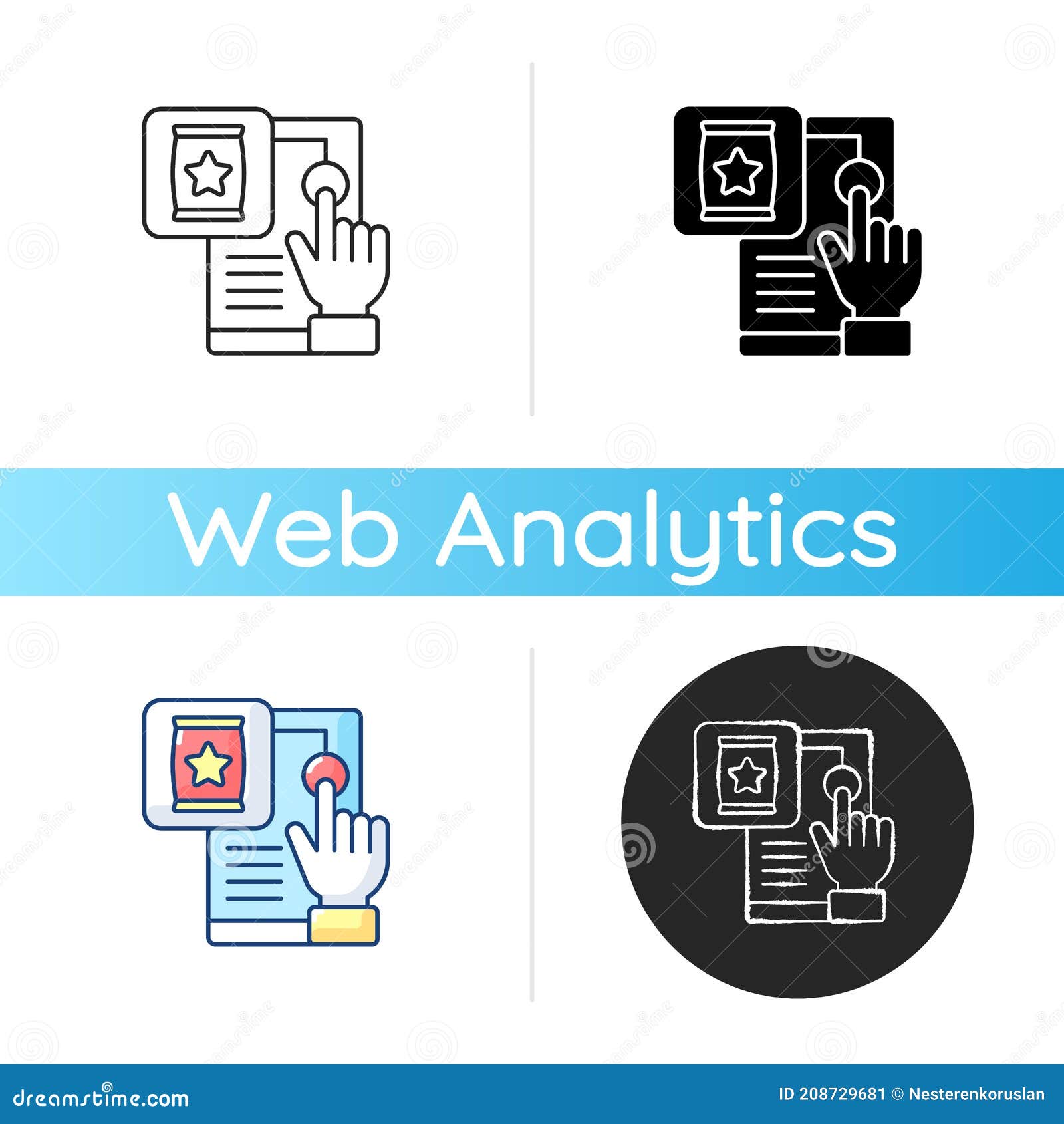 Customer behavior icon stock vector. Illustration of service - 208729681