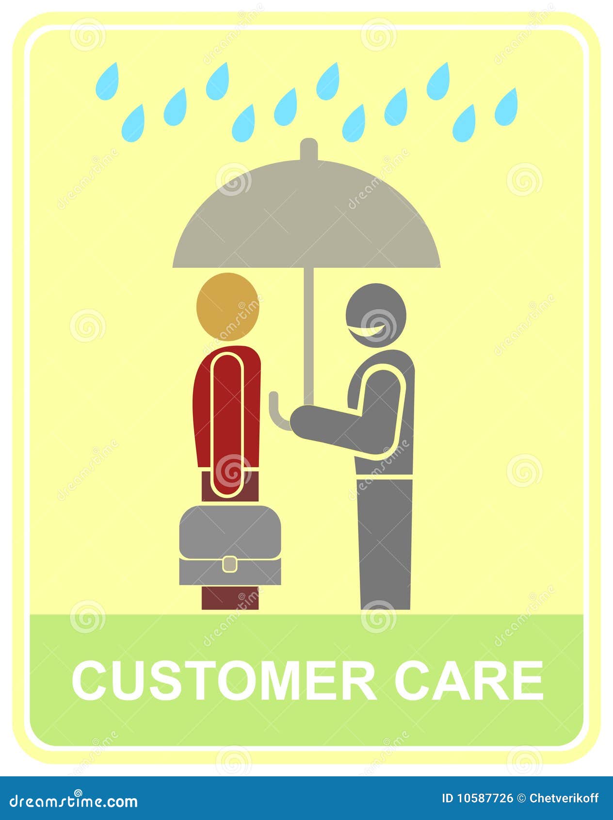 Customer care stock illustration. Illustration of pictogram - 10587726