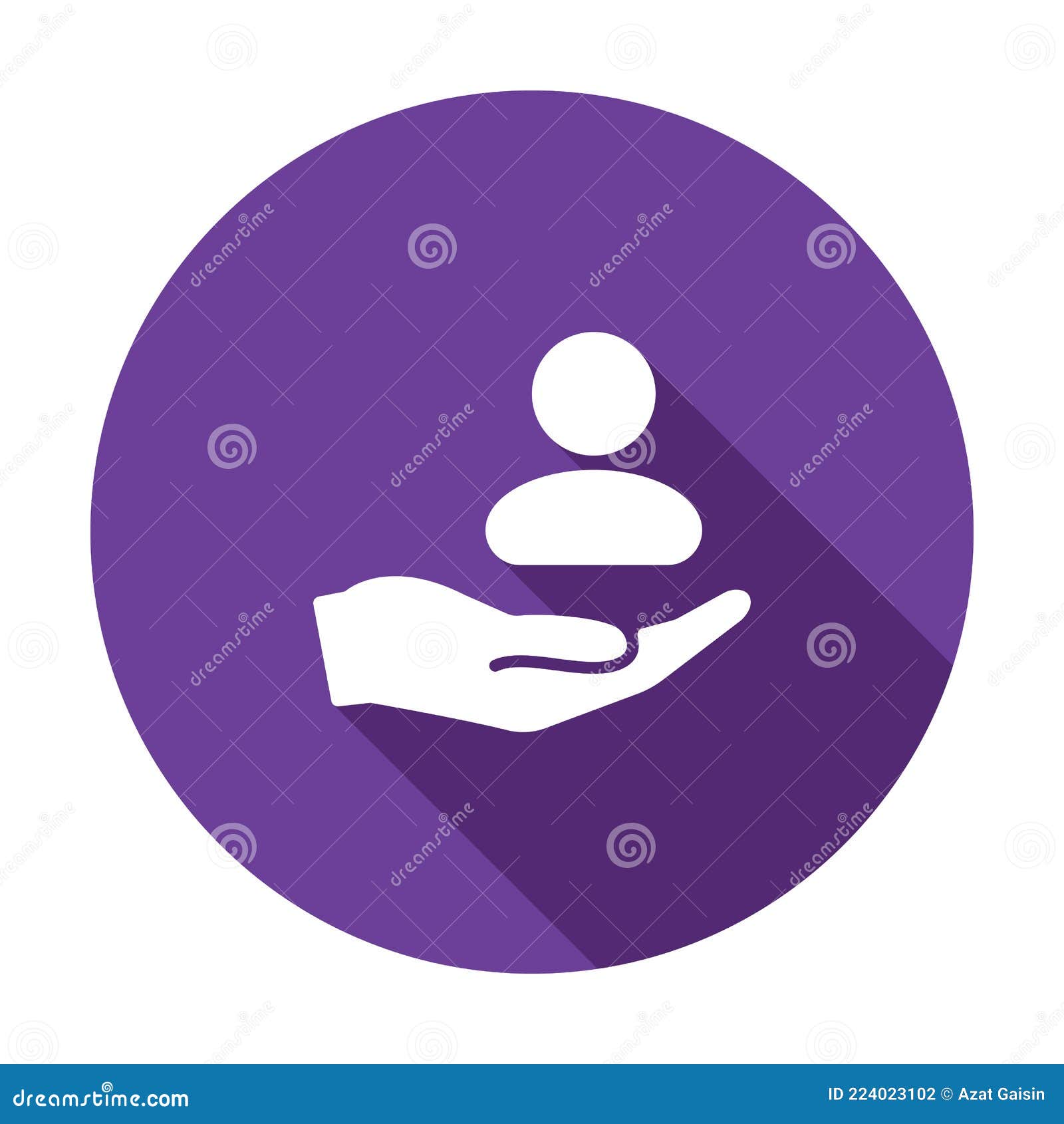 Customer Care Icon. Customer Retention Vector Icon. Patient Assistance ...
