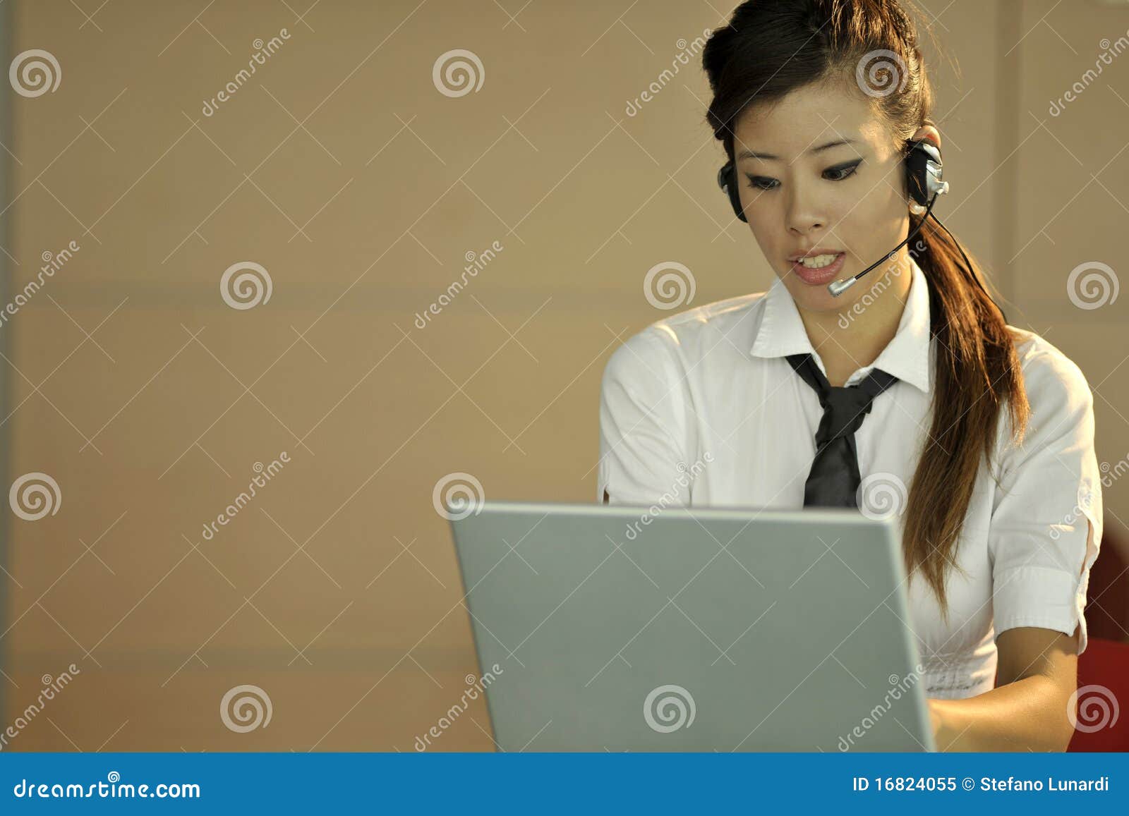 Customer Care Representative Stock Image - Image of skill, young: 16824055