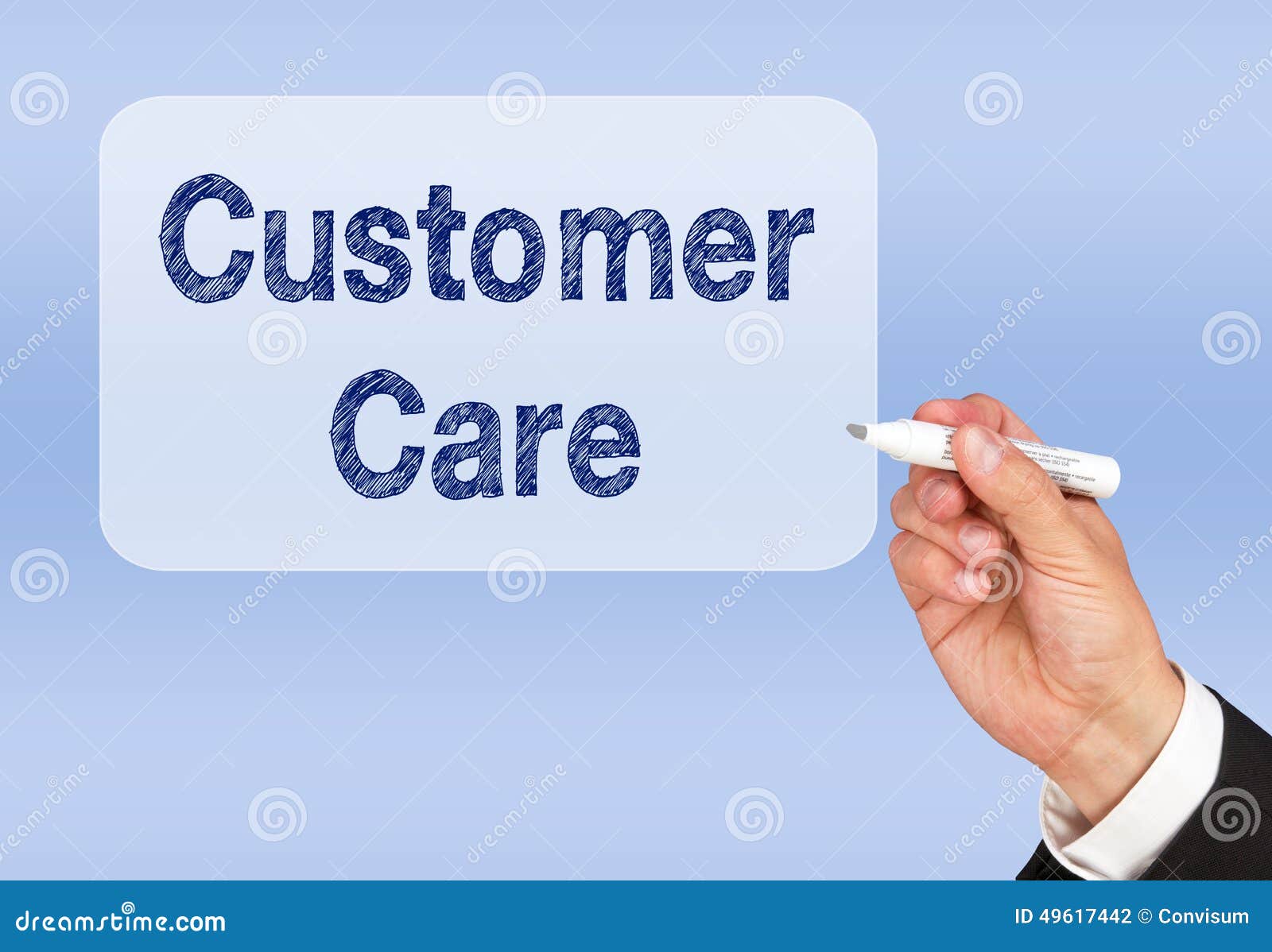 Customer care stock photo. Image of marker, graphic, care - 49617442