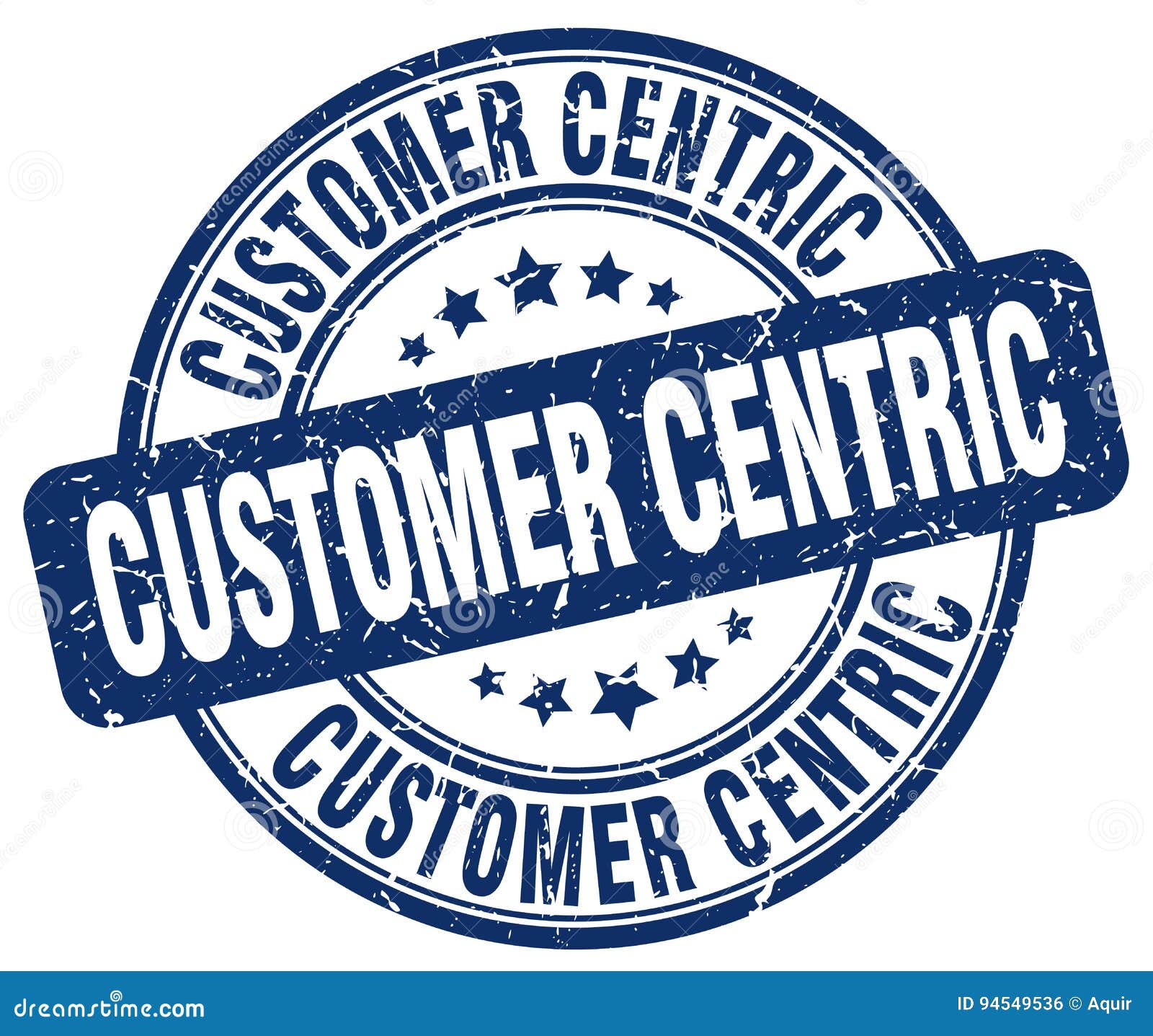 Customer Centric Blue Stamp Stock Vector - Illustration of stamp ...