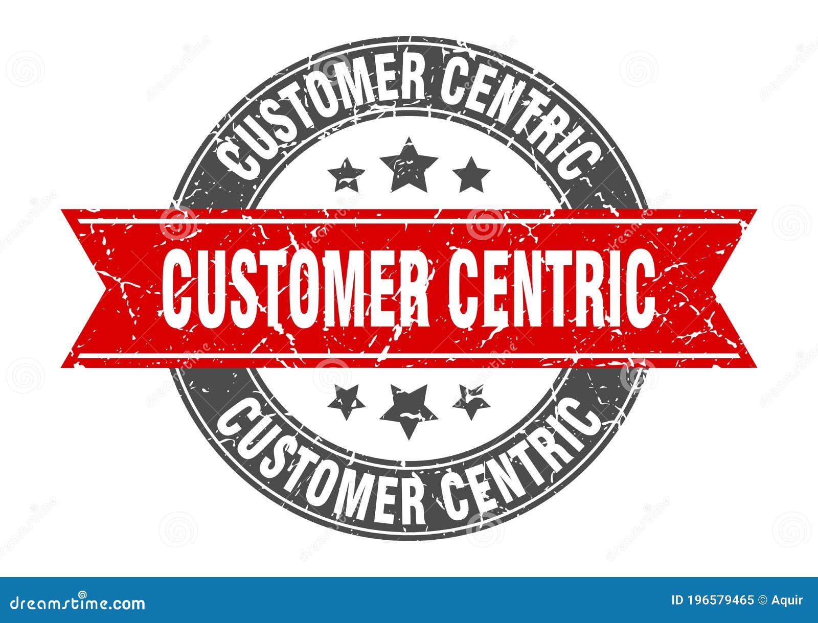 Customer Centric Button Vector Illustration | CartoonDealer.com #196832870
