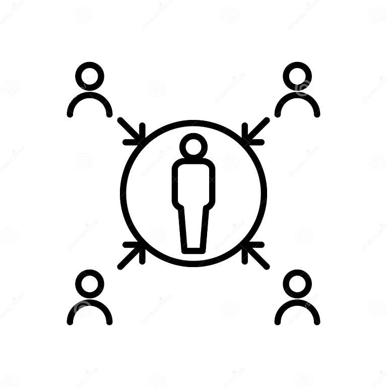 Customer Centricity Icon, Vector Illustration Stock Vector ...
