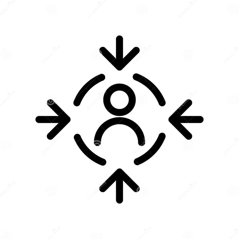 Customer Centricity Icon, Vector Illustration Stock Vector ...