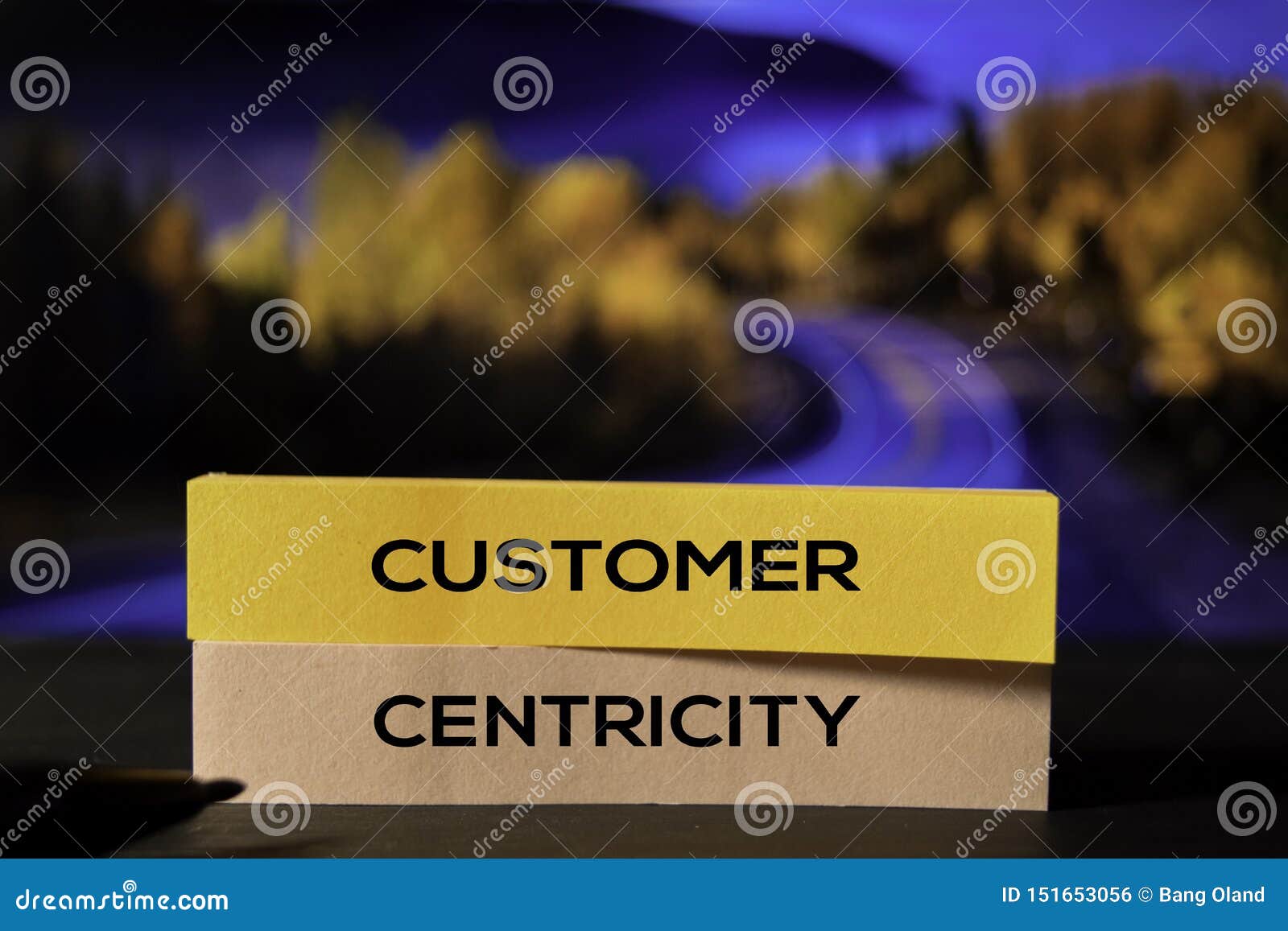 Customer Centricity As A Goal On Memo Stick. Stock Photography ...