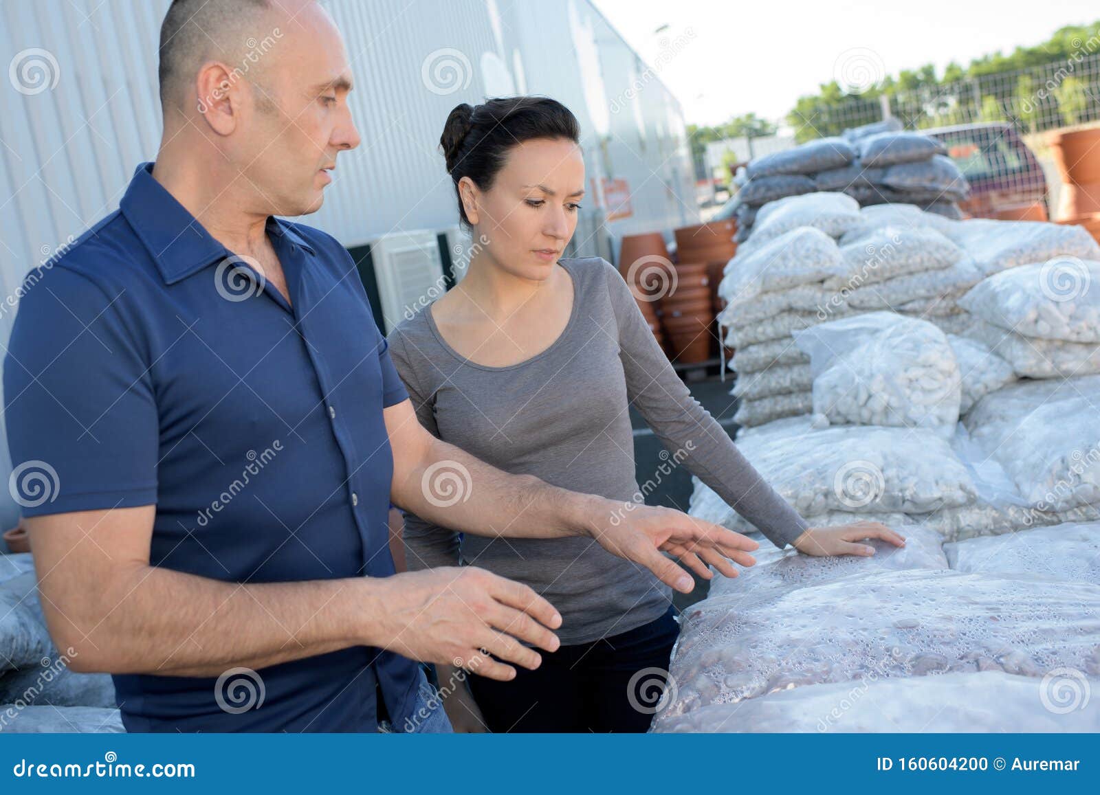 Customer Checking Something at Diy Store Retail Stock Photo - Image of ...