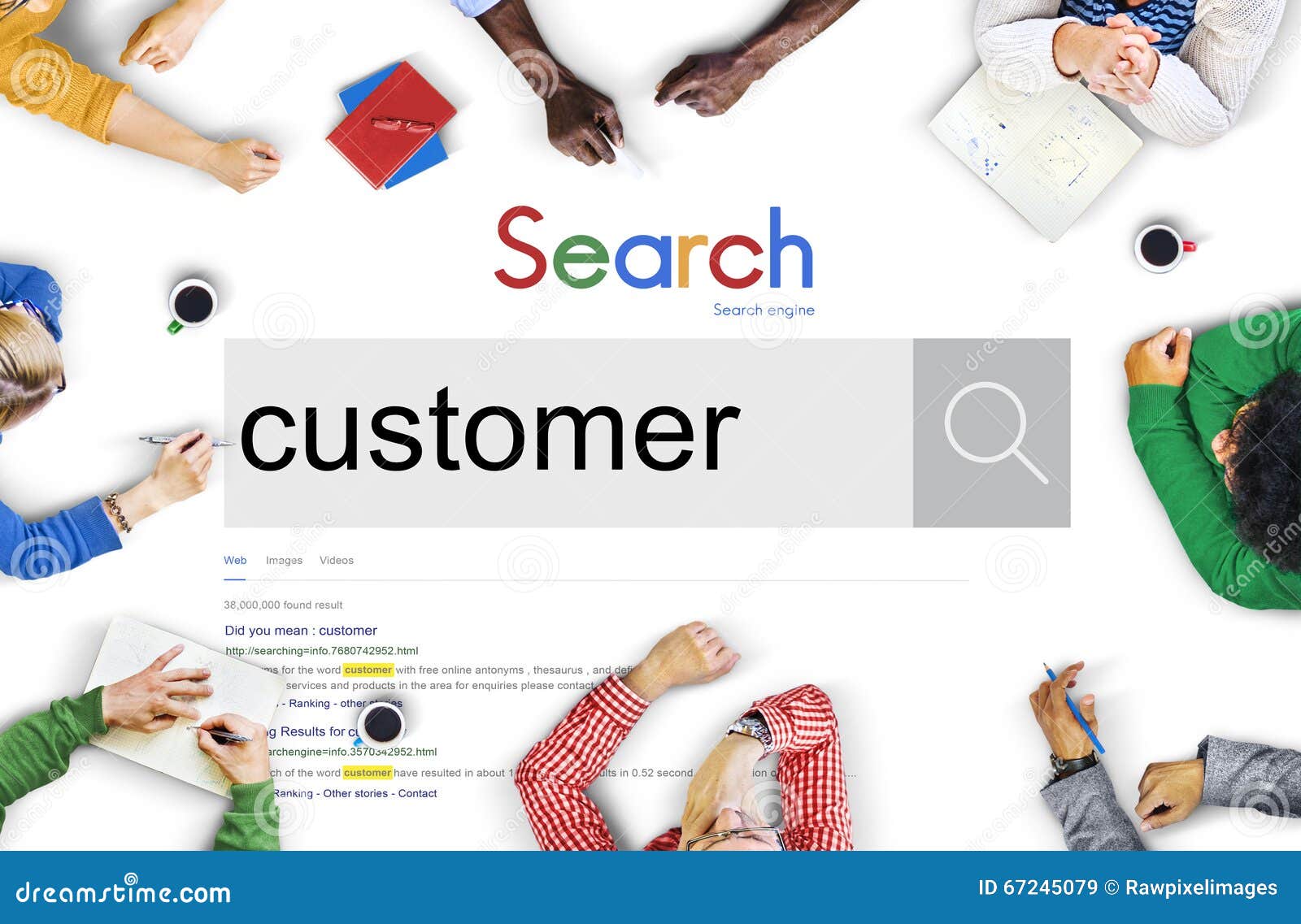 Customer Client Buyer Target Shopper User Concept Stock Image - Image ...