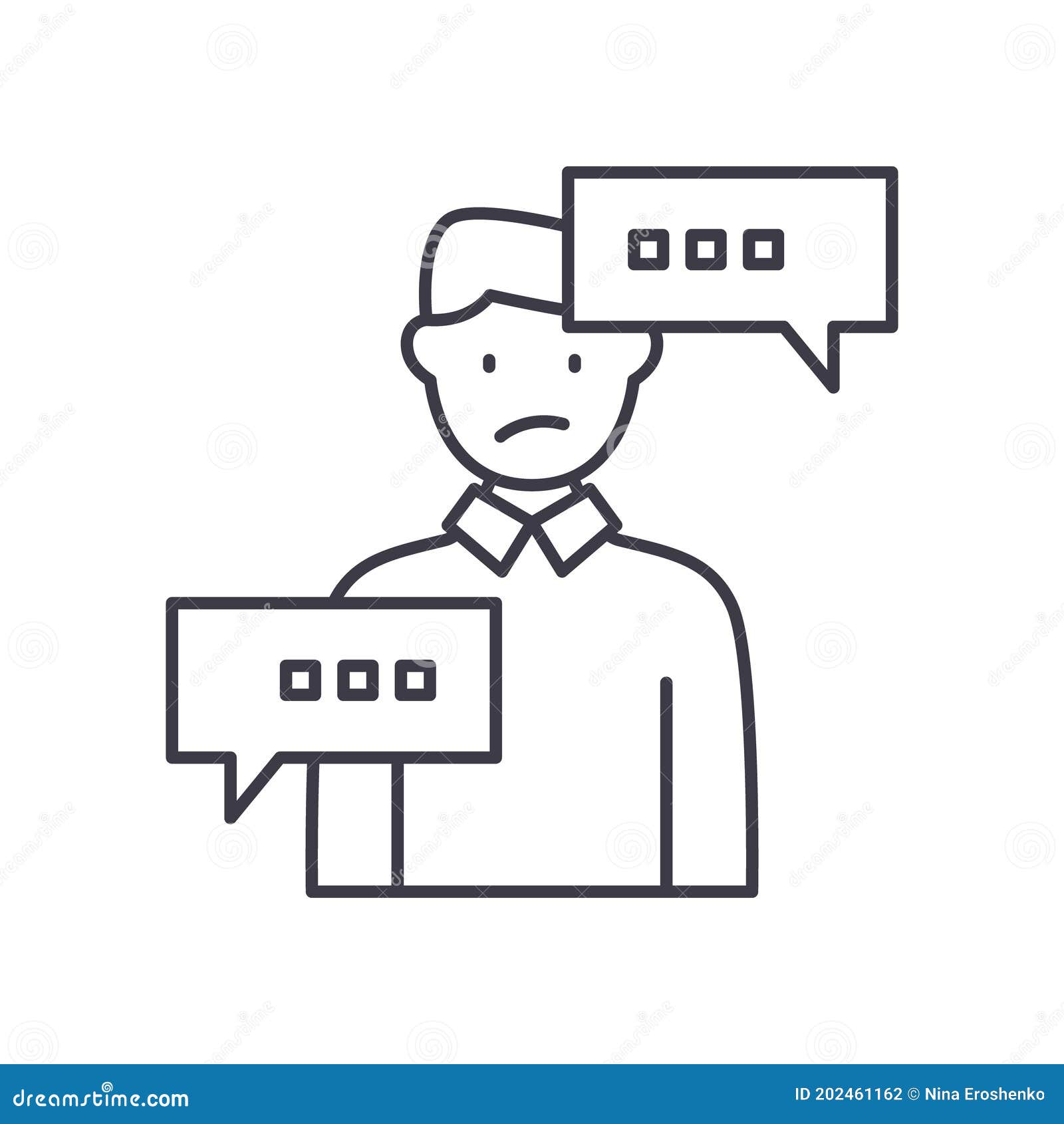 Complaint Icon Vector Isolated On White Background, Logo Concept ...