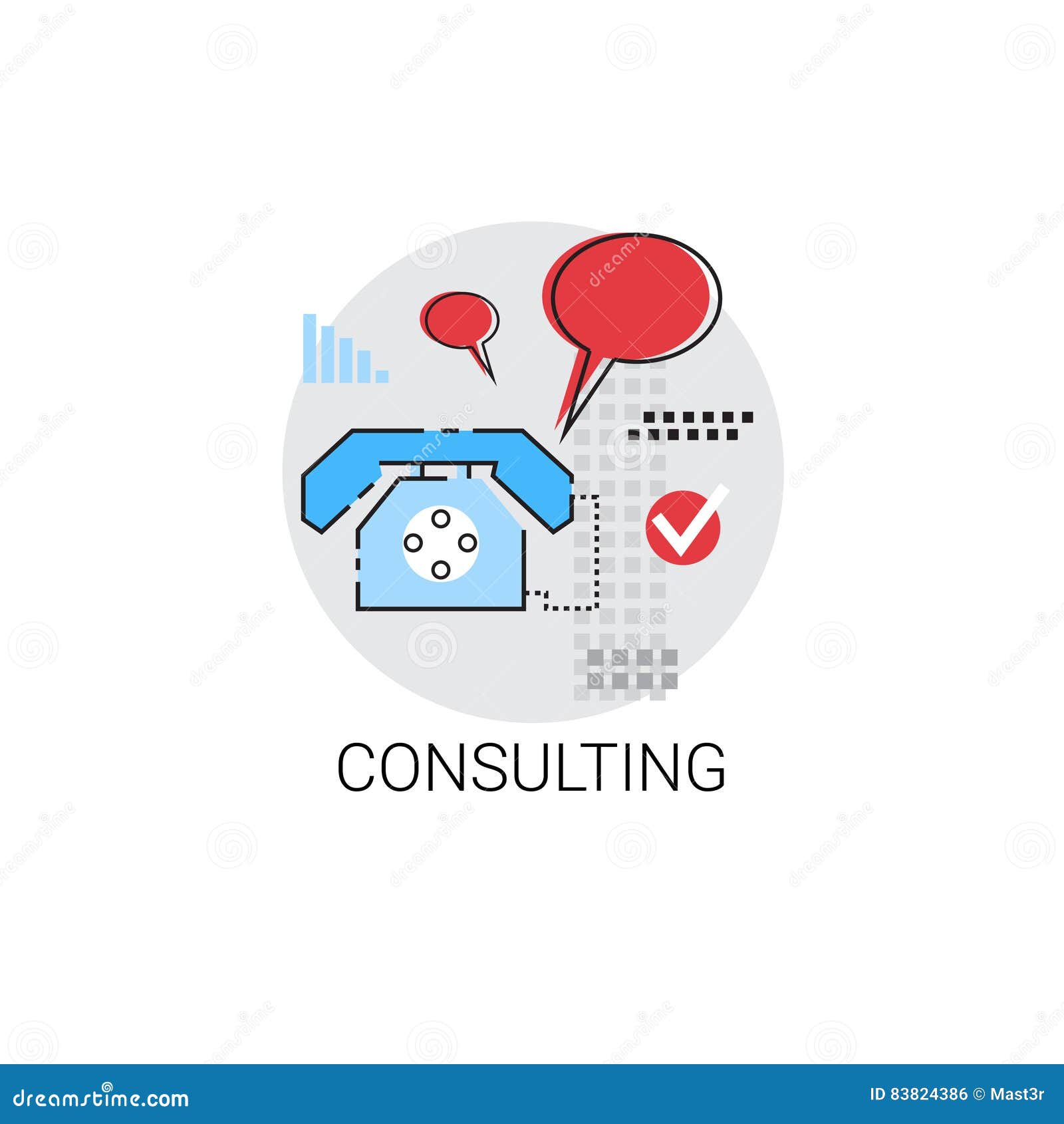 Customer Consulting Support Service Icon Stock Vector - Illustration of ...
