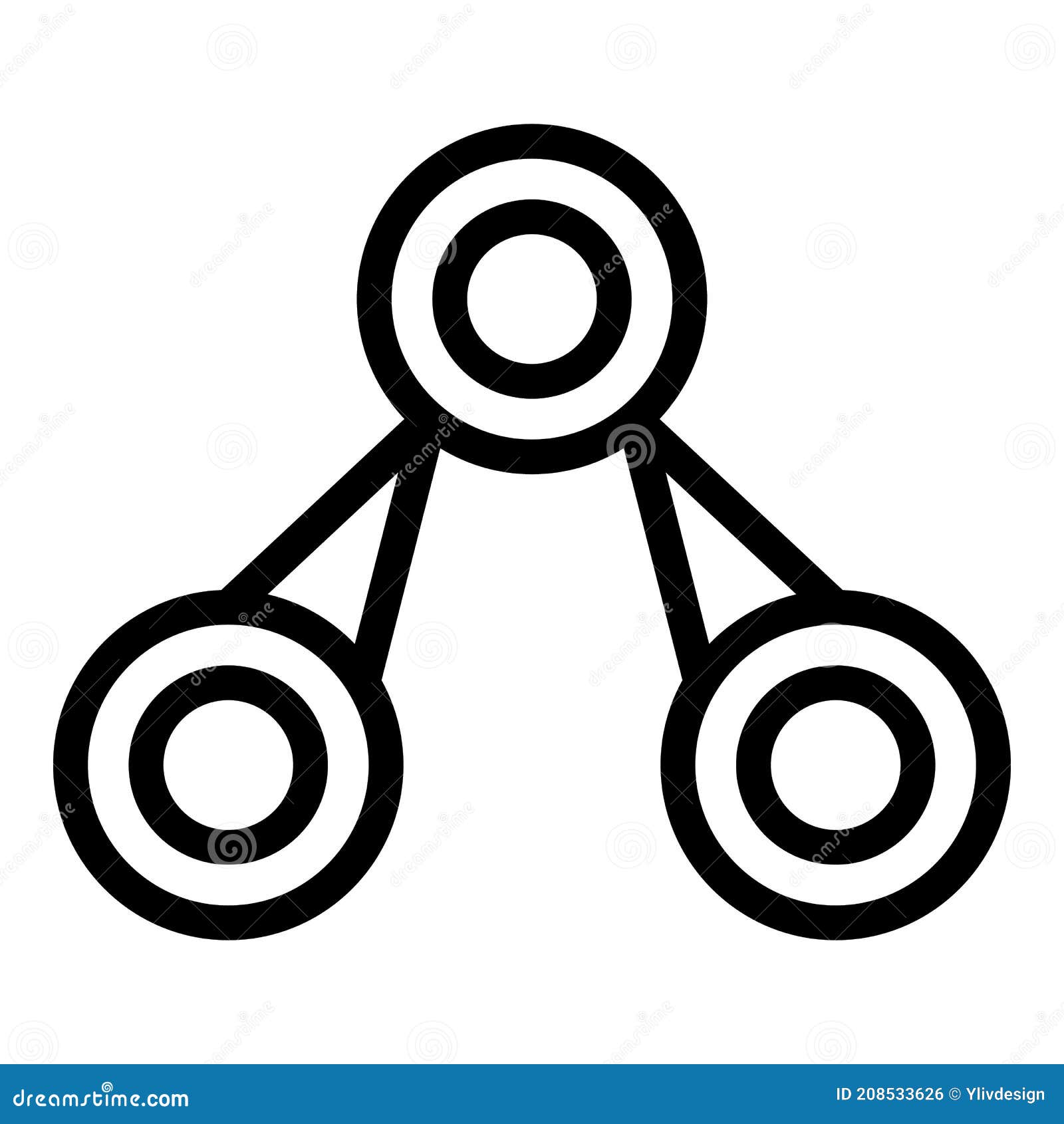 Customer Data Icon, Outline Style Stock Vector - Illustration of vector ...