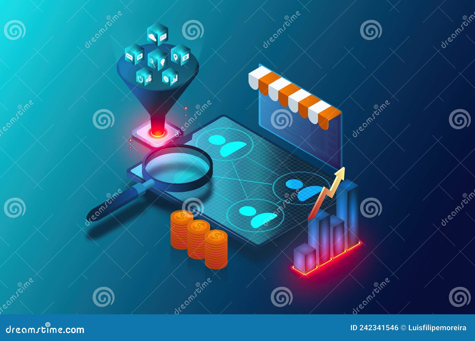 Data Platform Vector Concept Color Illustration | CartoonDealer.com ... Data Platform Vector Concept Color Illustration | CartoonDealer.com ...