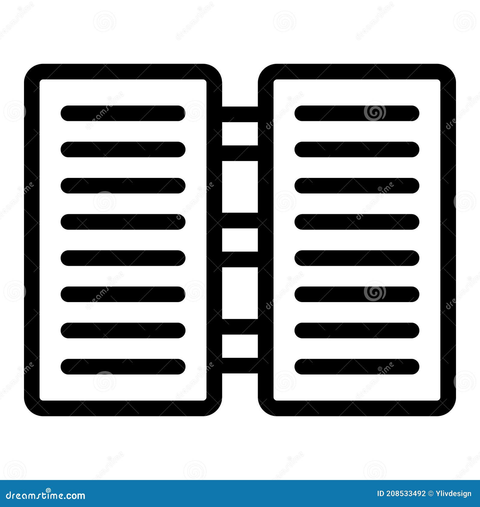 Customer Database Server Icon, Outline Style Stock Vector ...