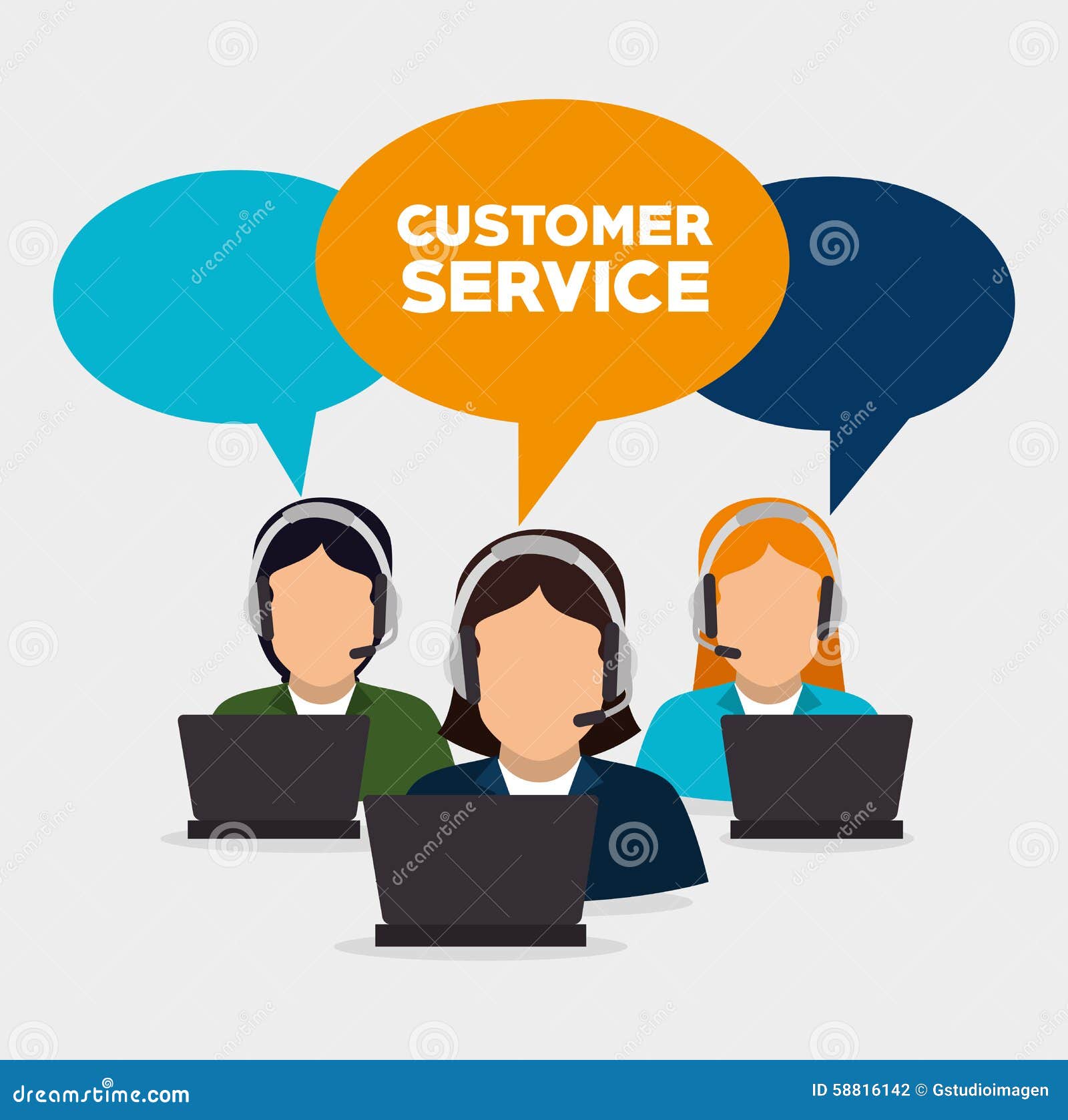 Customer design. stock vector. Illustration of email - 58816142