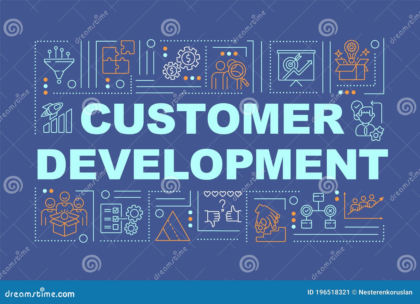 Customer Development Framework Onboarding Vector Template ...