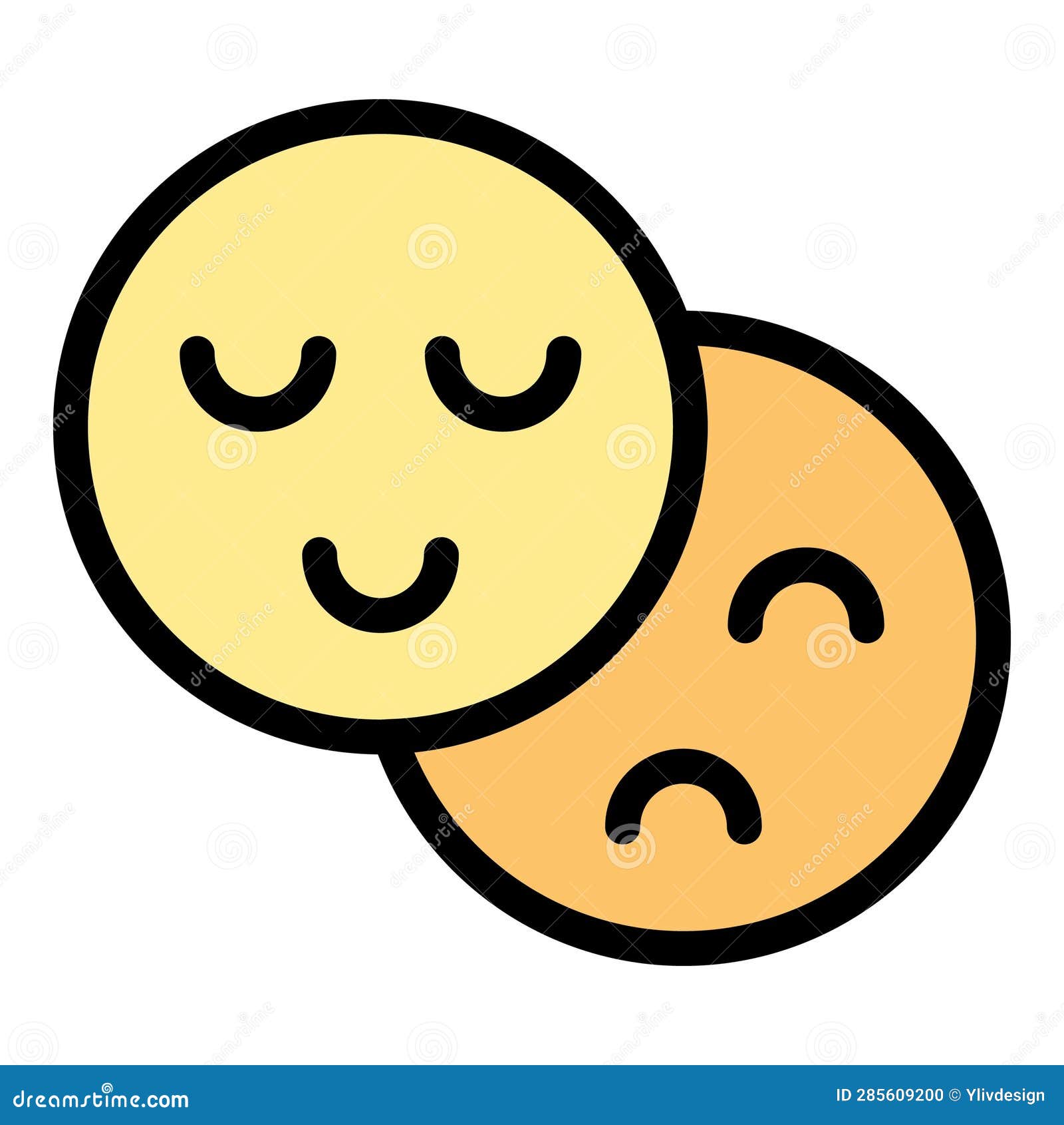 Customer Emoji Icon Vector Flat Stock Vector - Illustration of emotion ...