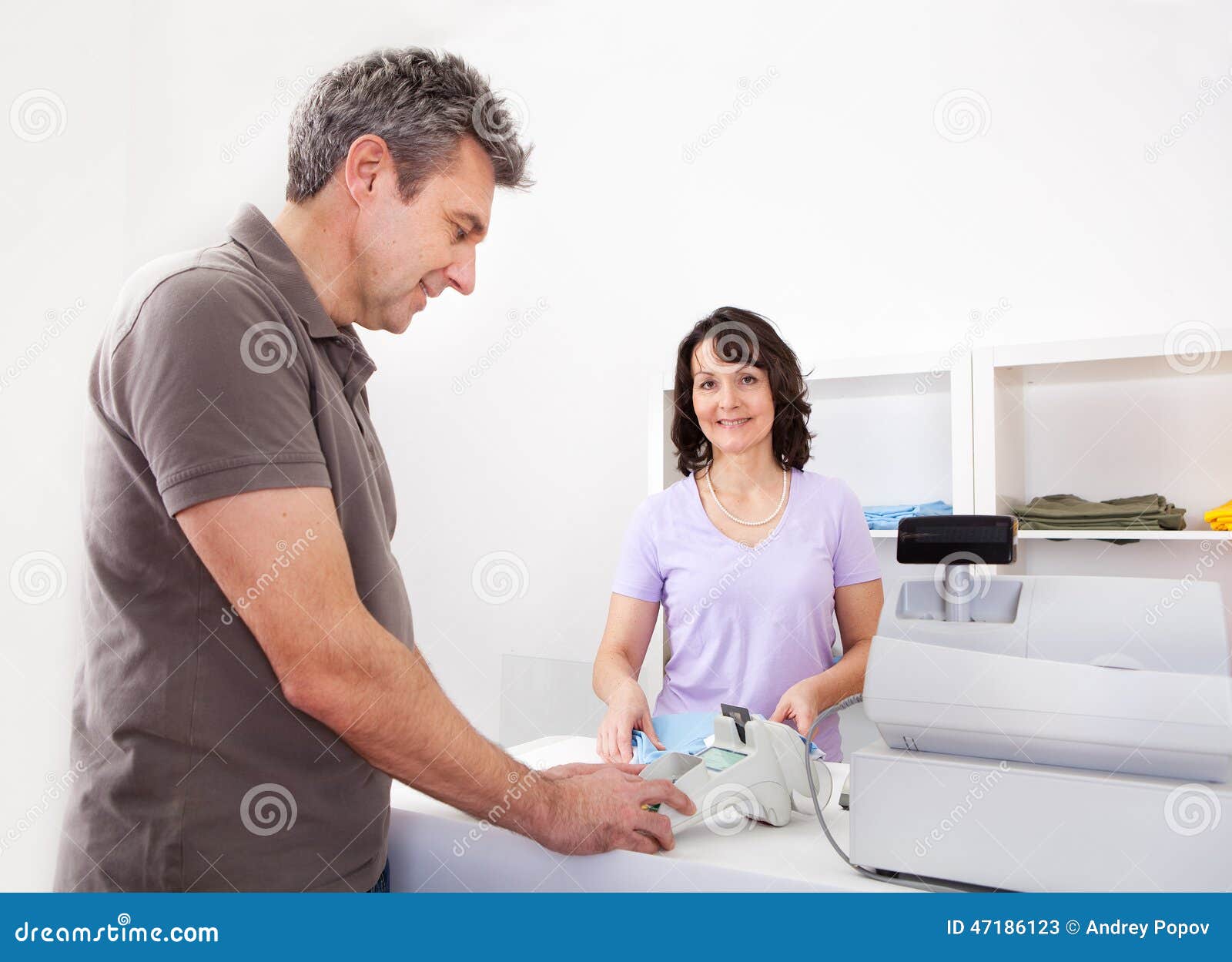 Customer entering pin code stock image. Image of retail - 47186123