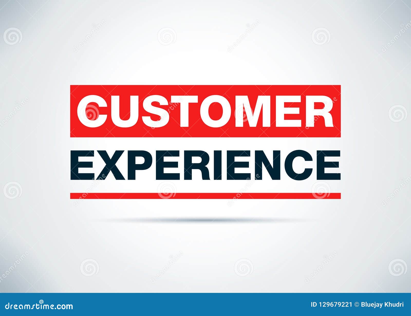 Customer Experience Abstract Flat Background Design Illustration Stock ...